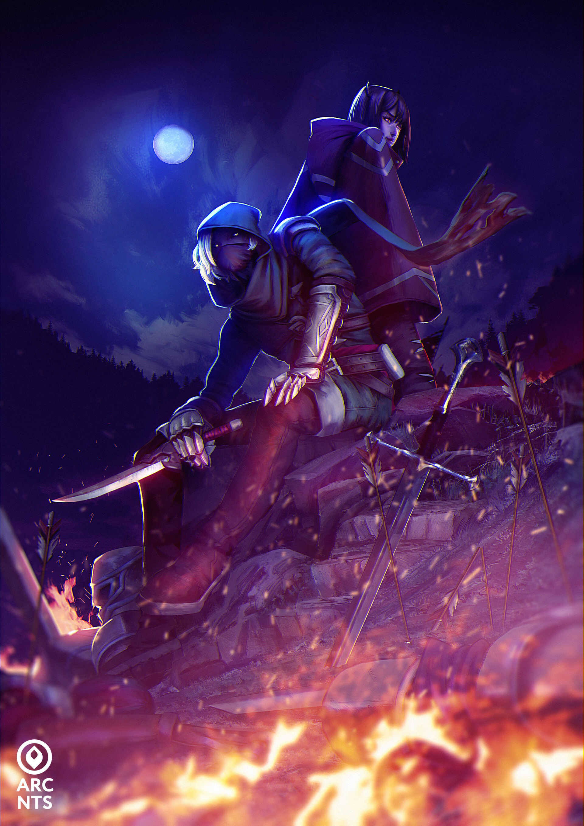 Ash and Necro by Achmad Yuda Kurniawan | Scrolller