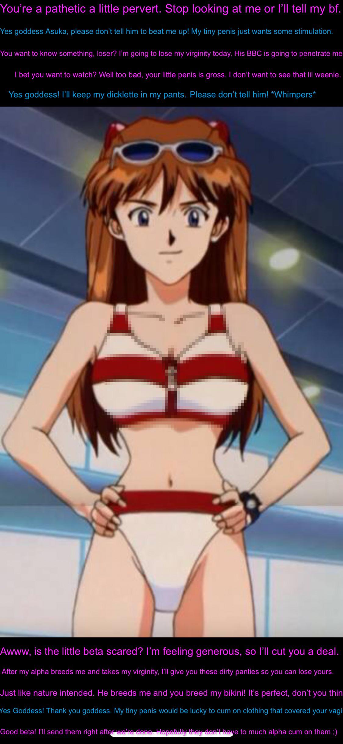 Asuka humiliation caption per request. Comment down any more requests down below! | Scrolller