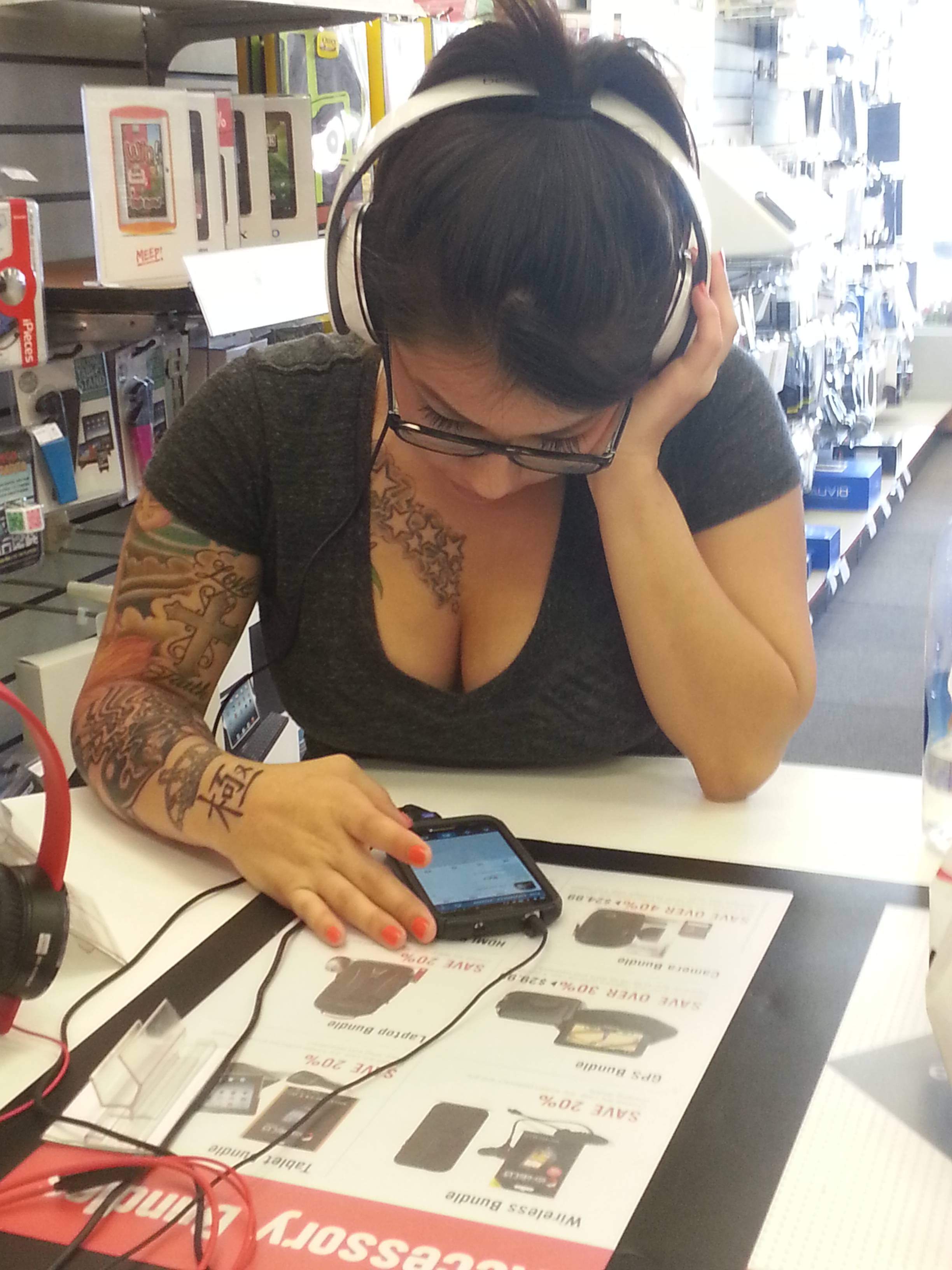 At the counter | Scrolller