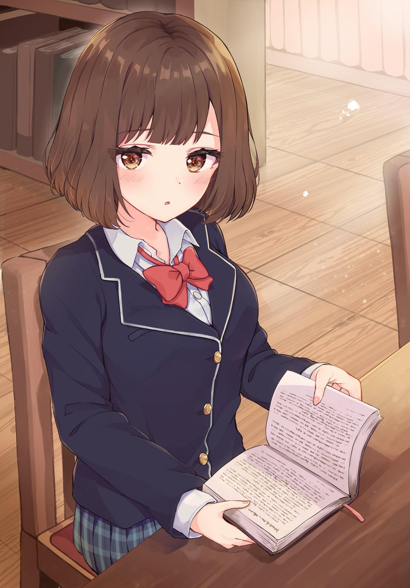 At the library [Original] | Scrolller