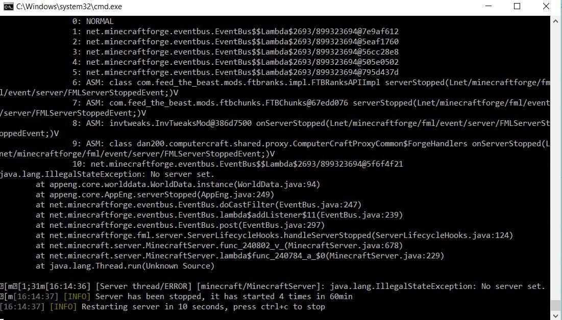 ATM 6 server start issue | Scrolller