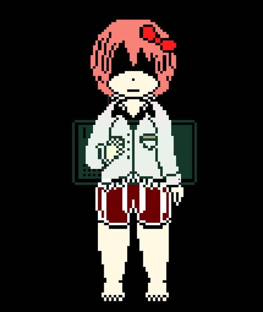 [AU:???] Sayori Battle Sprite | Scrolller