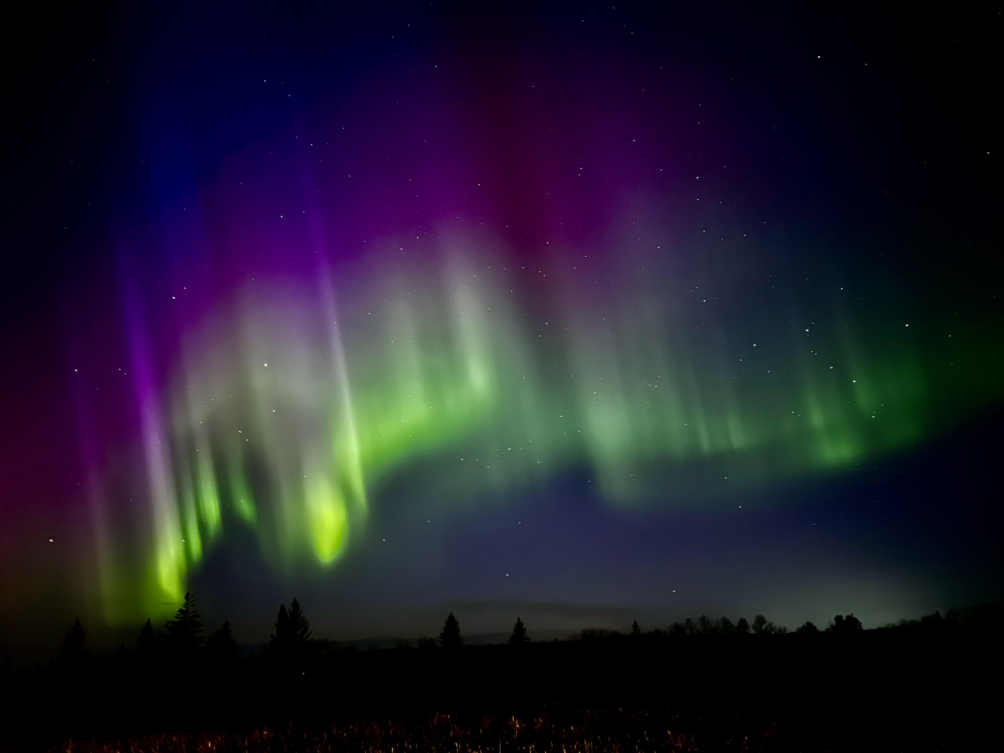 Aurora from central Canada | Scrolller