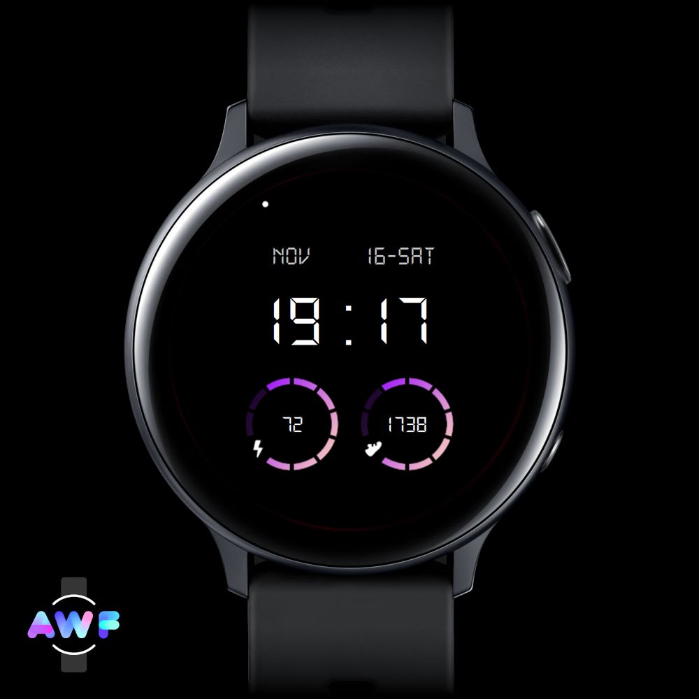 AWF Core D watchface (Free) | Scrolller