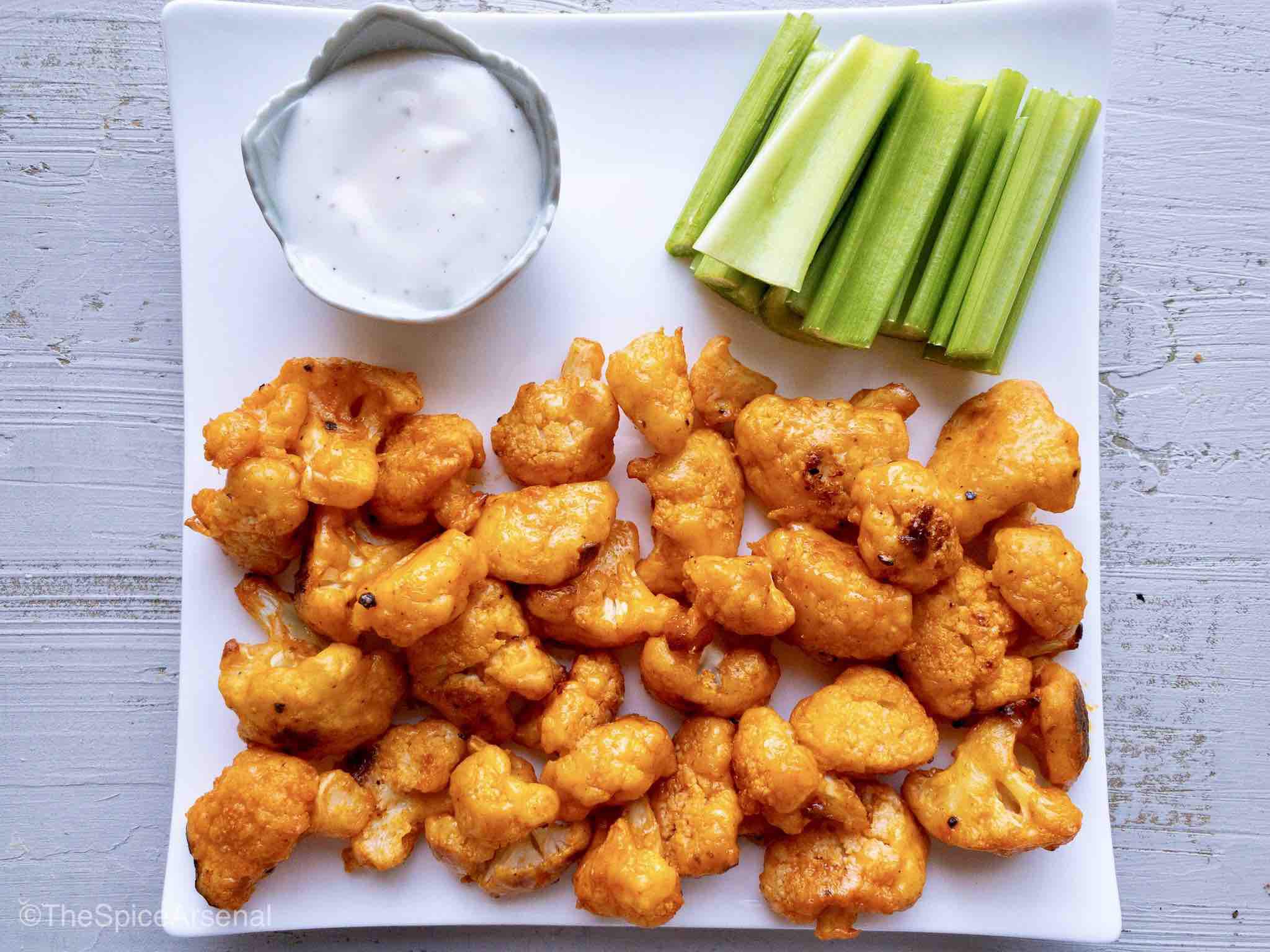 Baked Cauliflower Buffalo Wings | Scrolller