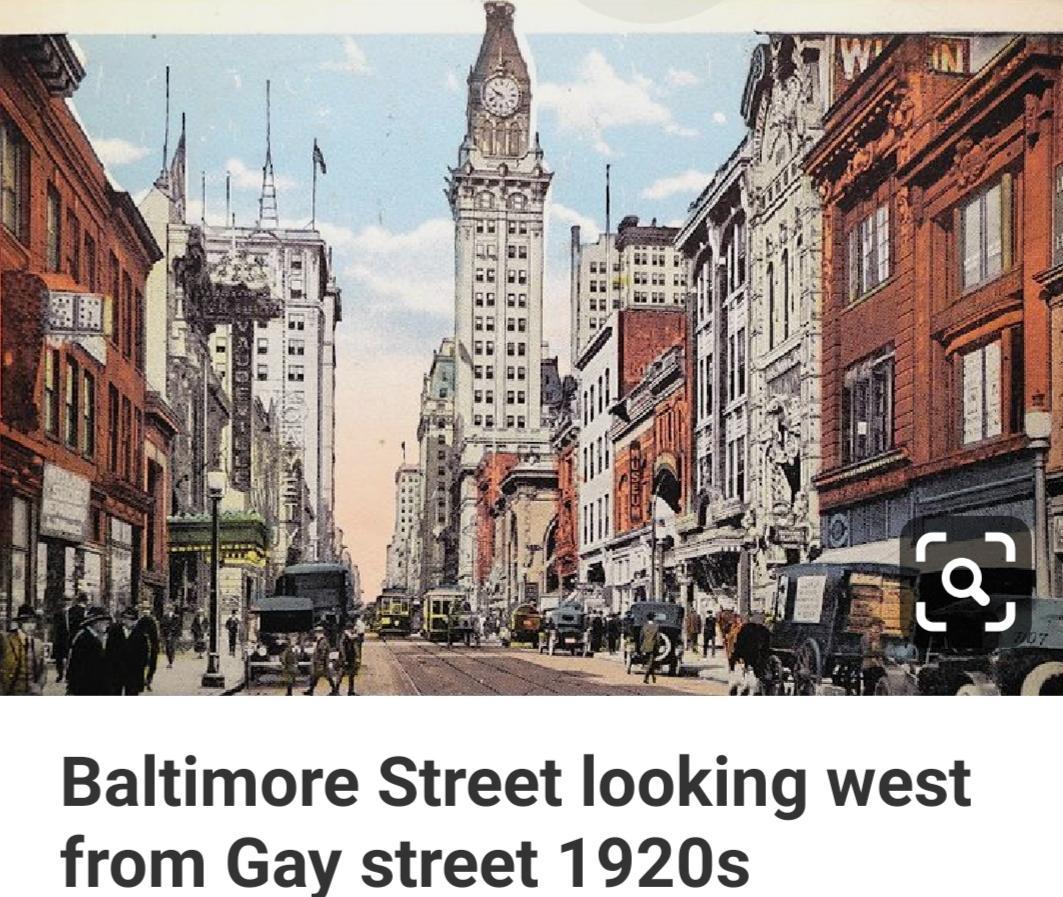 Baltimore st 1920s | Scrolller