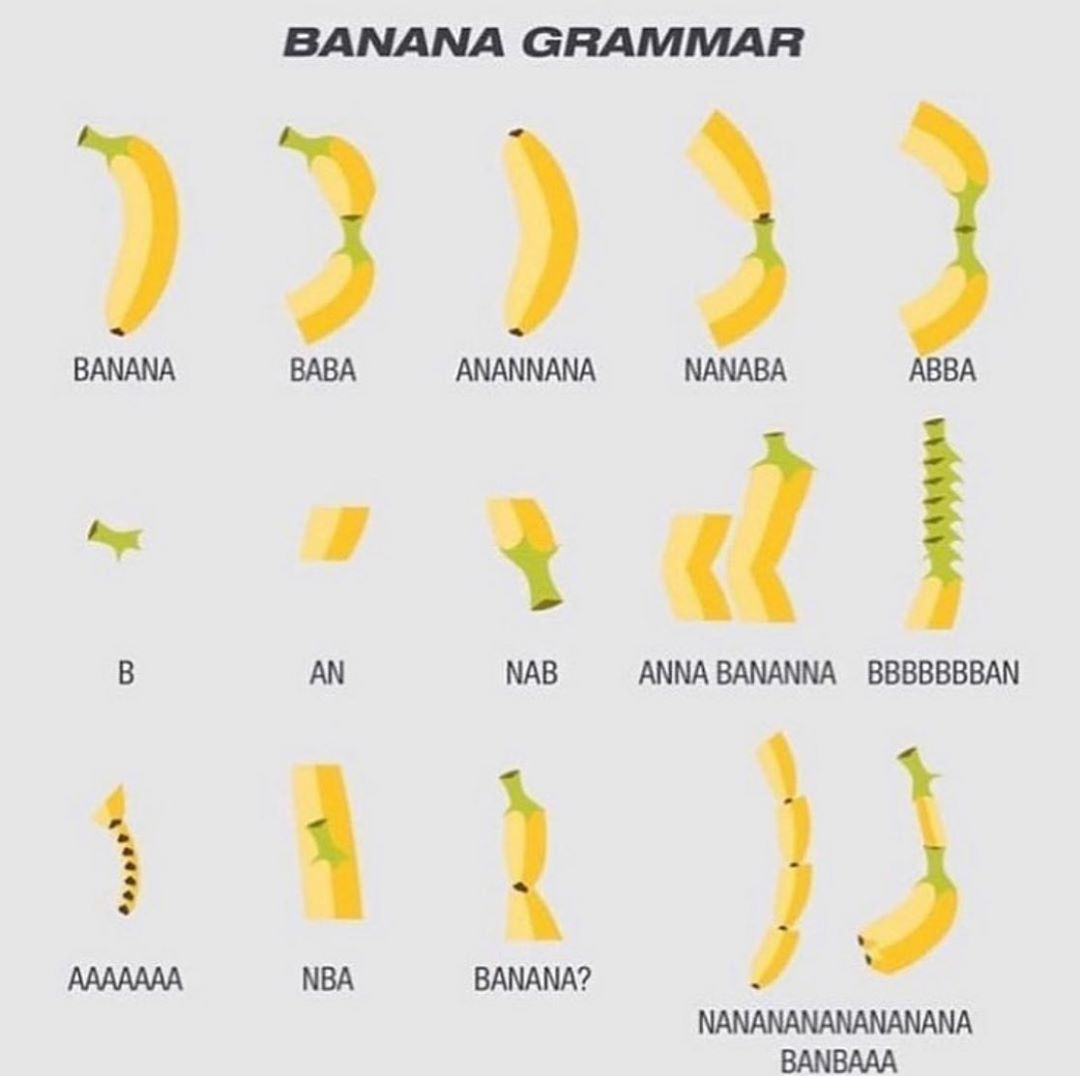 Banana Grammar | Scrolller