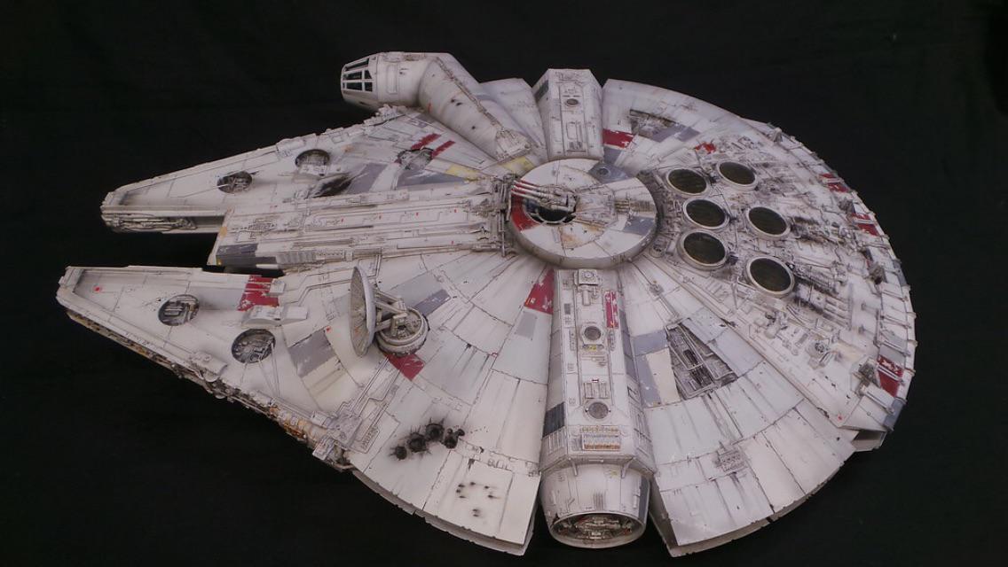 Bandai 1/72 millennium falcon, what a gem of a kit and a joy to paint | Scrolller