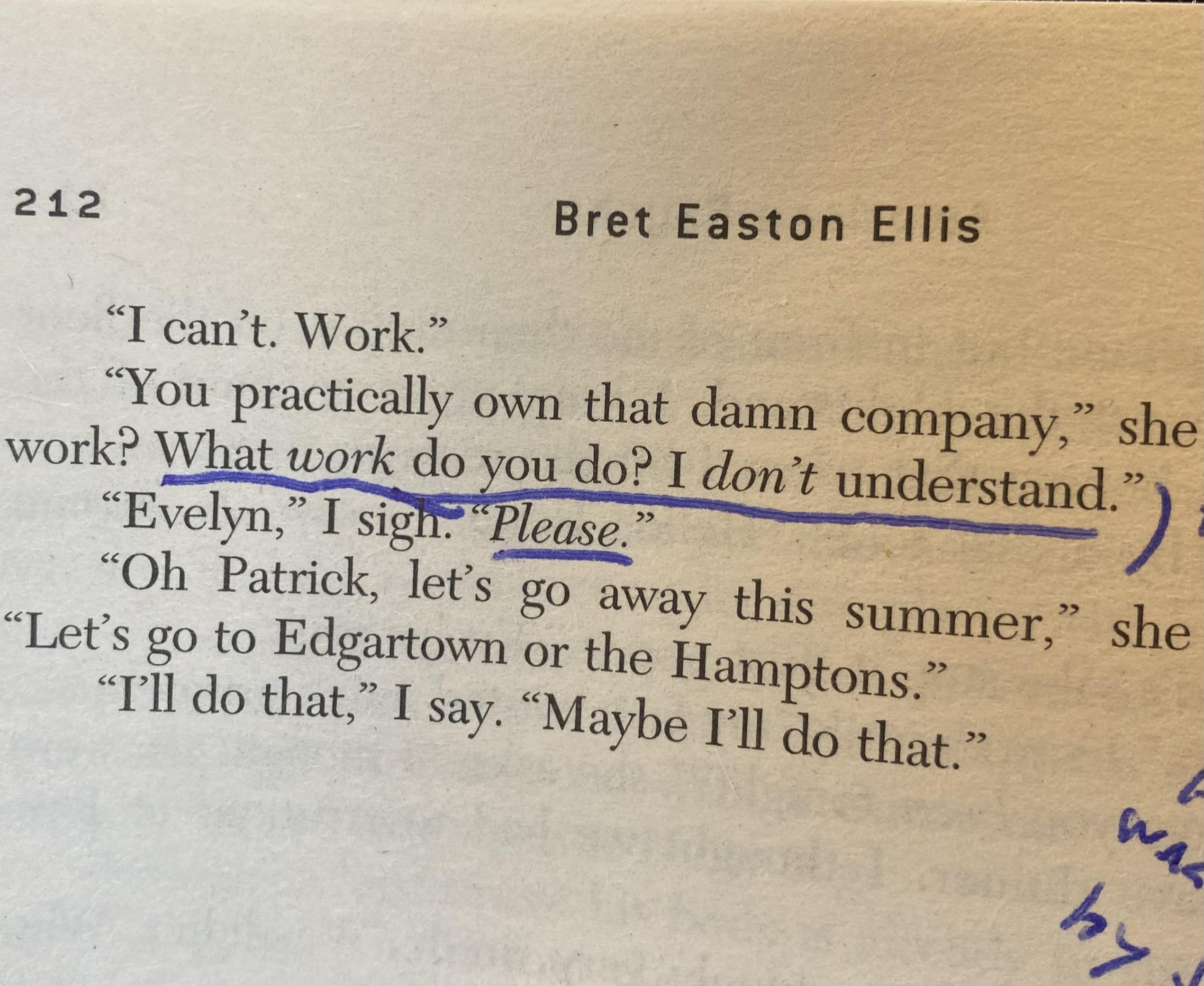 Barney is an American Psycho | Scrolller