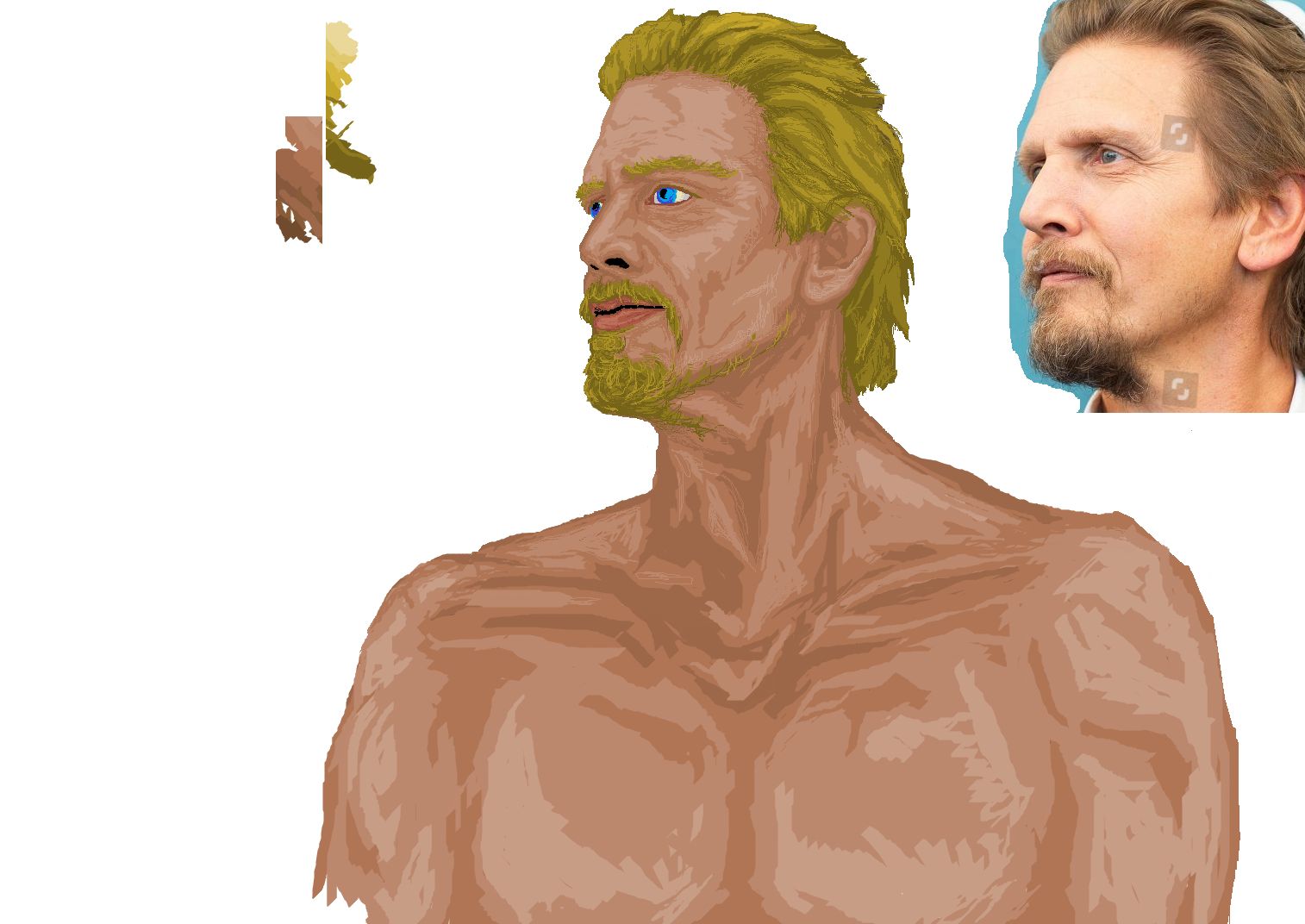Barry Pepper OC character portrait | Scrolller