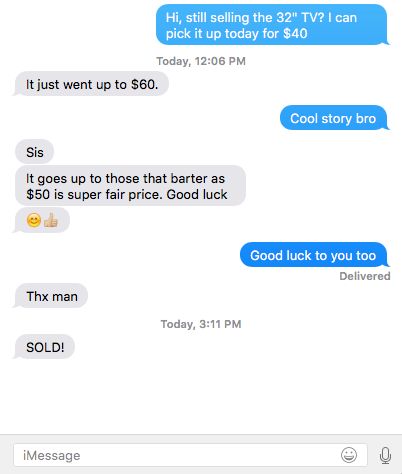 Bartering is offensive to some Craigslisters | Scrolller