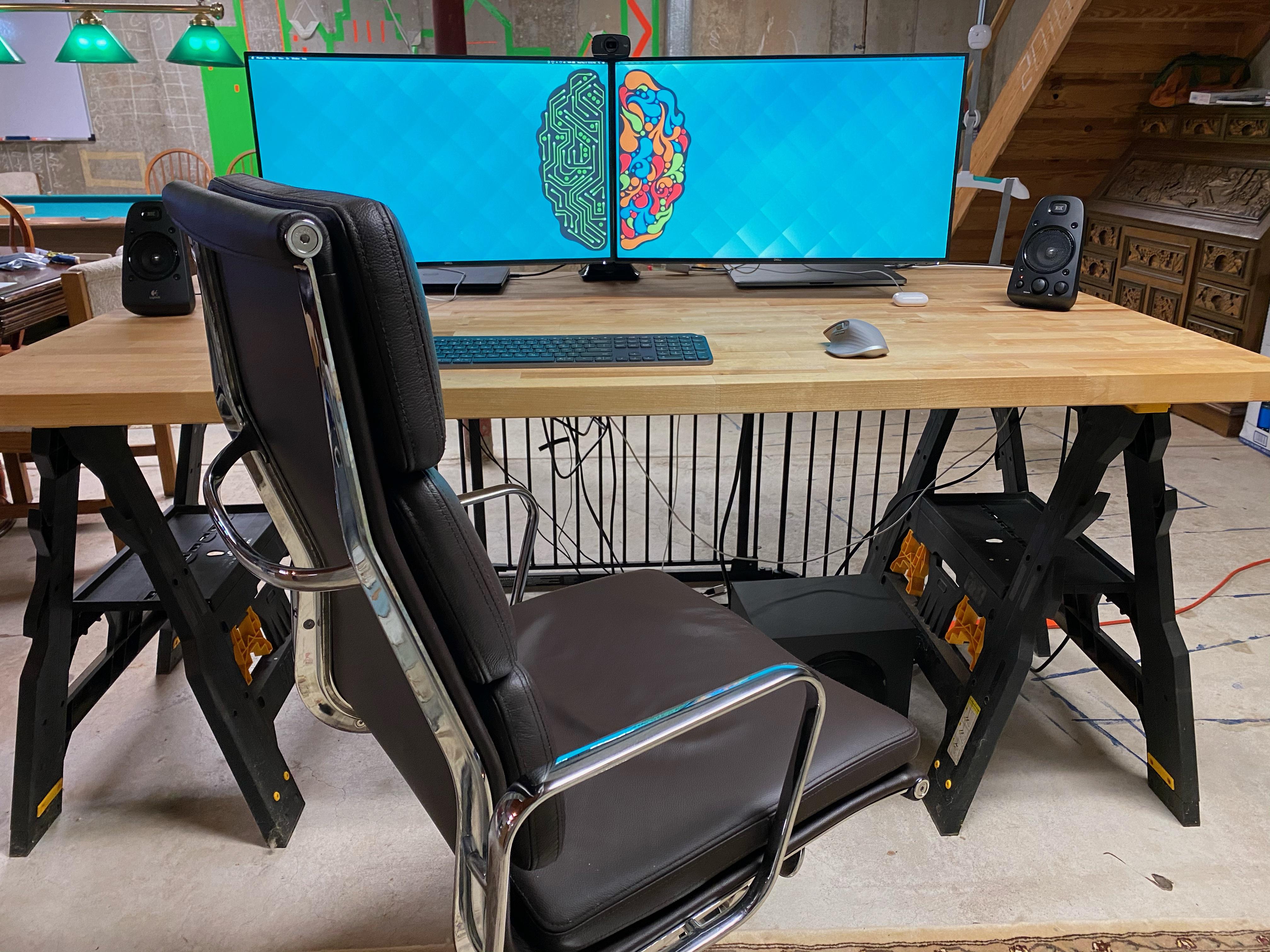 Basement WFH setup | Scrolller