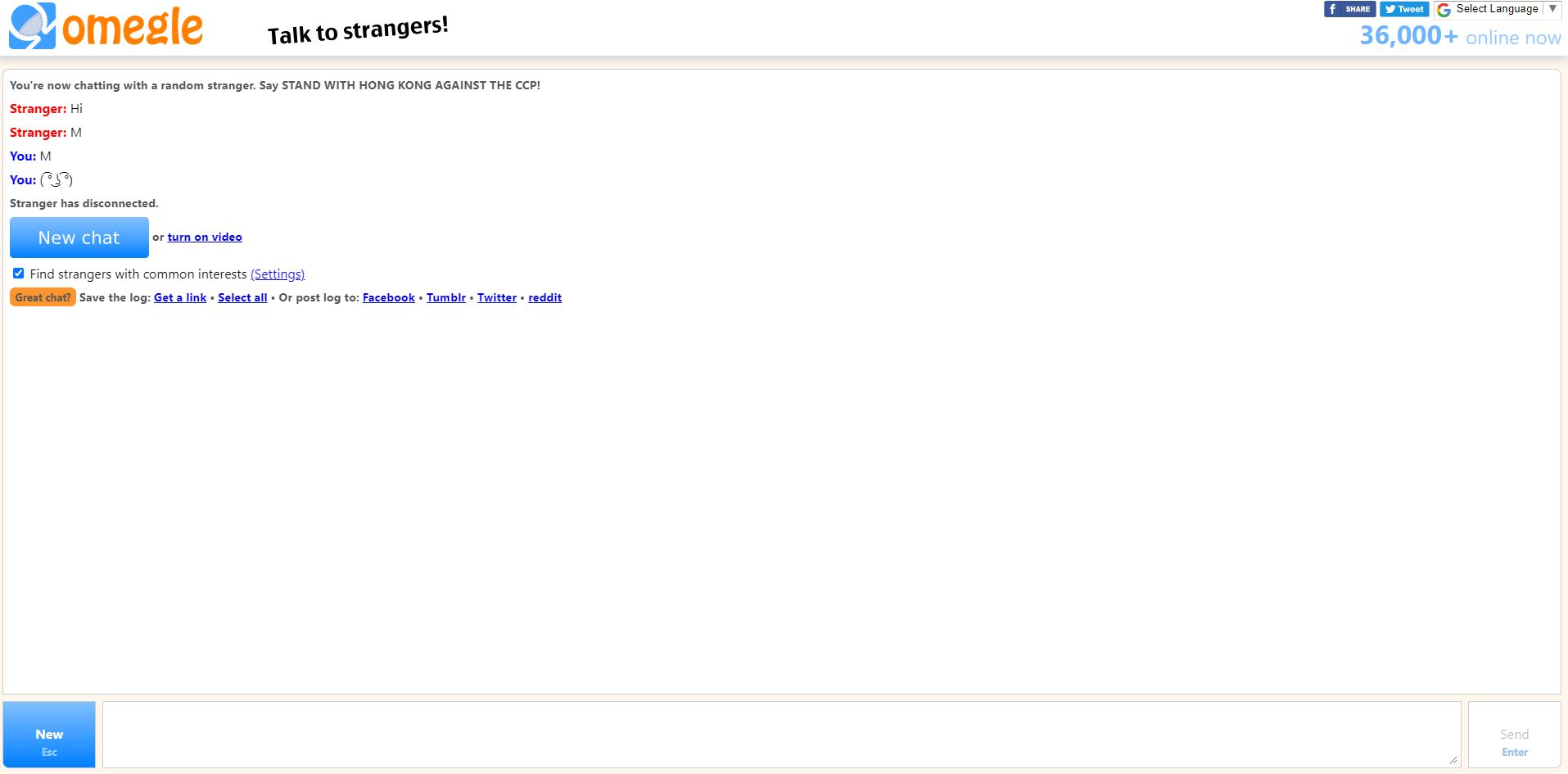 basically ever omegle conversation | Scrolller