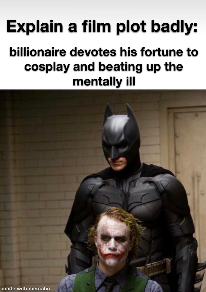 Batman in a nutshell | Scrolller