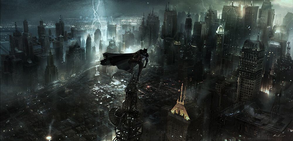 Batman vs Superman concept art by Christian Lorenz Scheurer | Scrolller