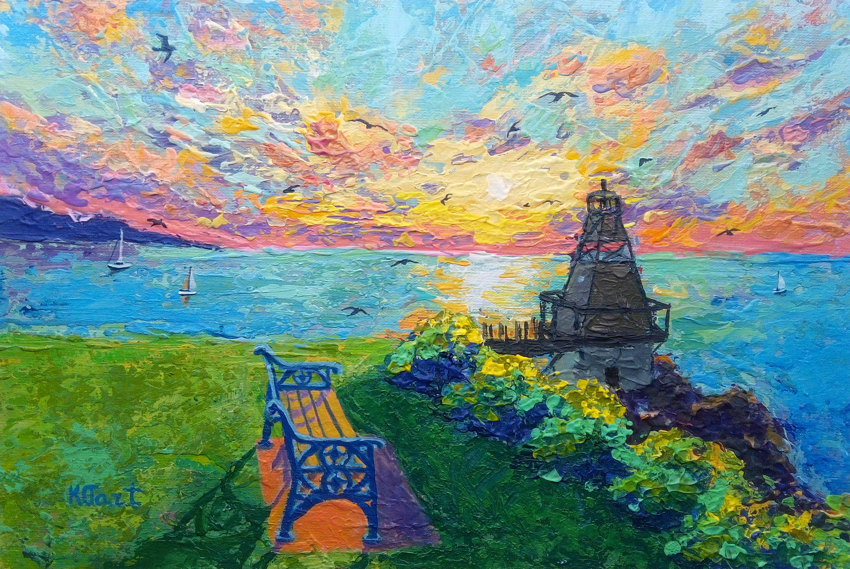 Bayview, acrylic on canvas panel, 2020 | Scrolller