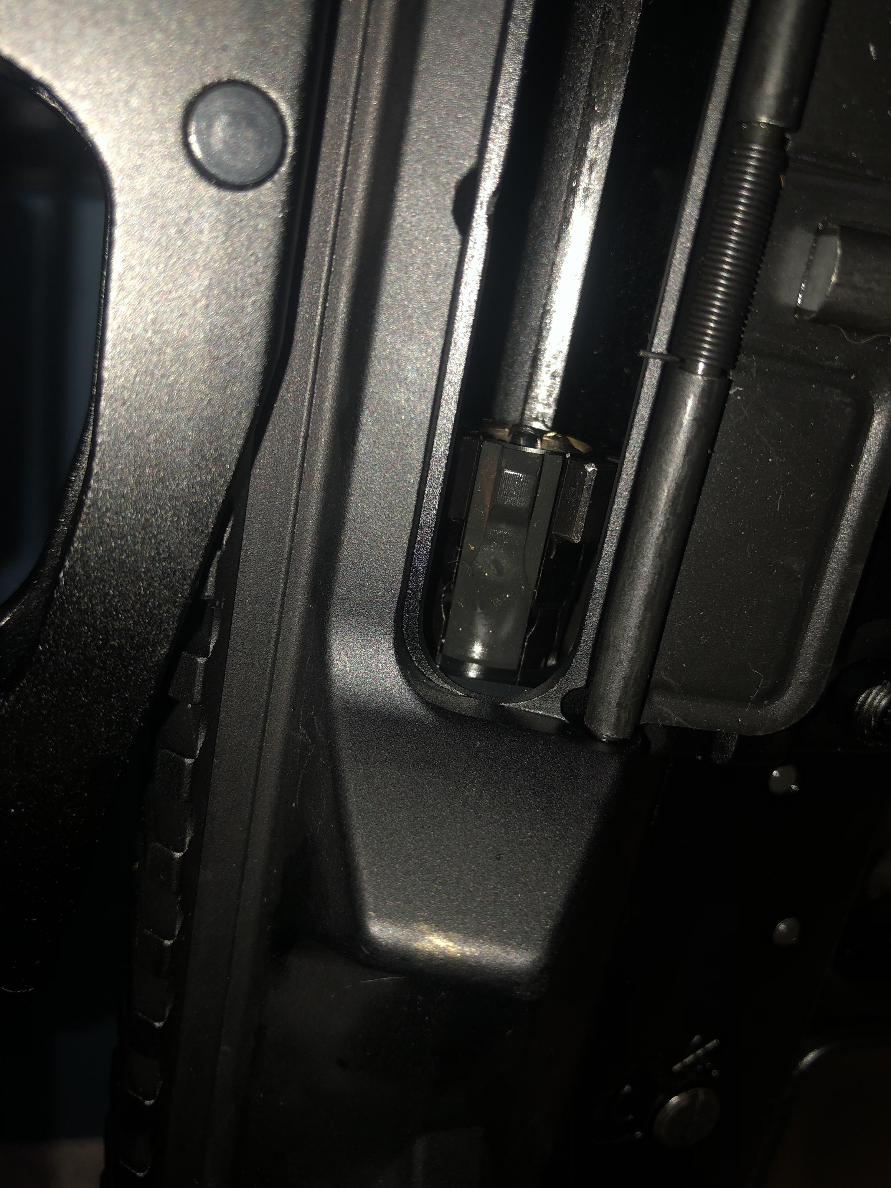 BCG is catching on the bolt catch without going all the way back. I have to pull further to get ...