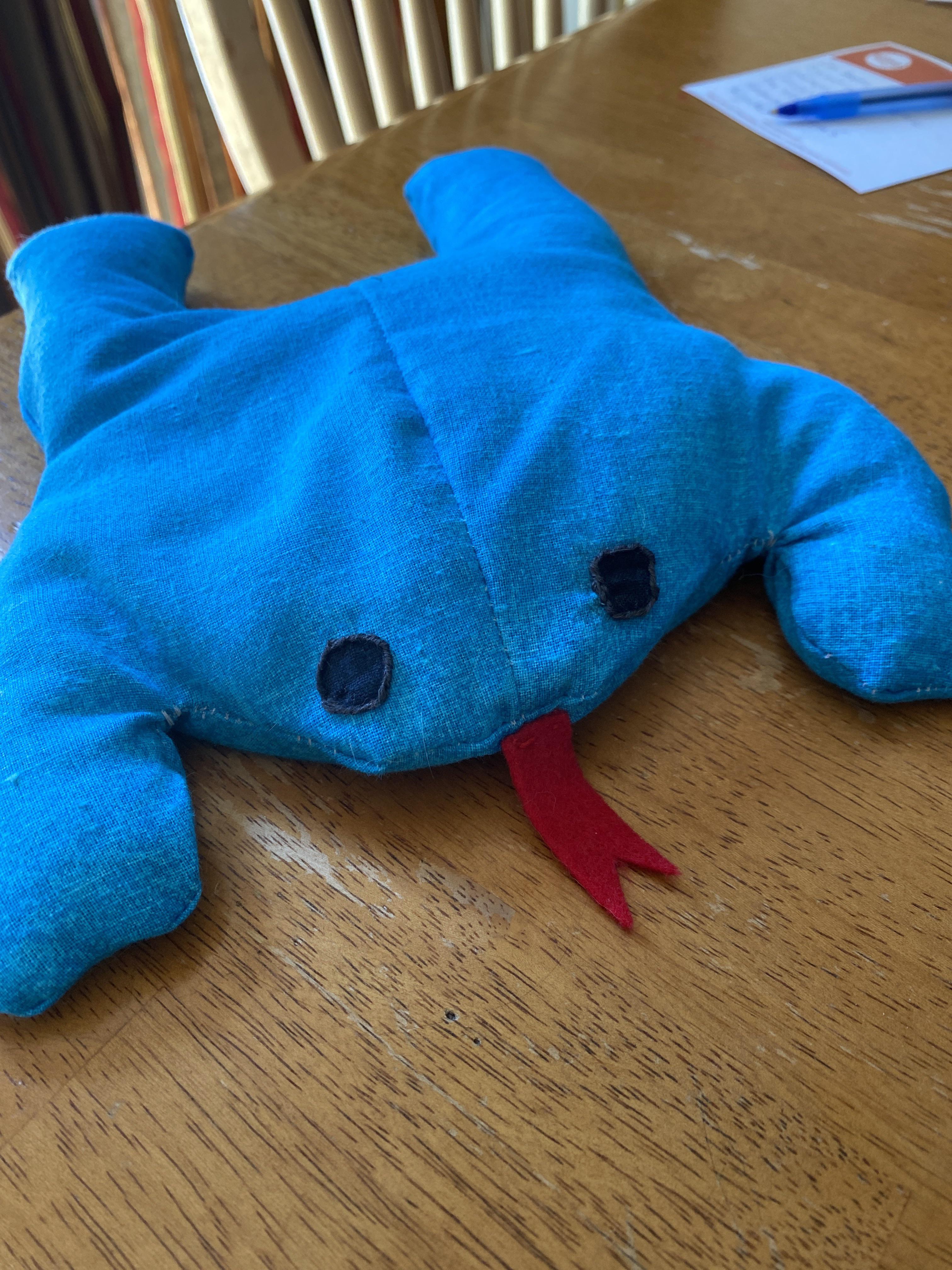 Bean bag frog I made yesterday! | Scrolller