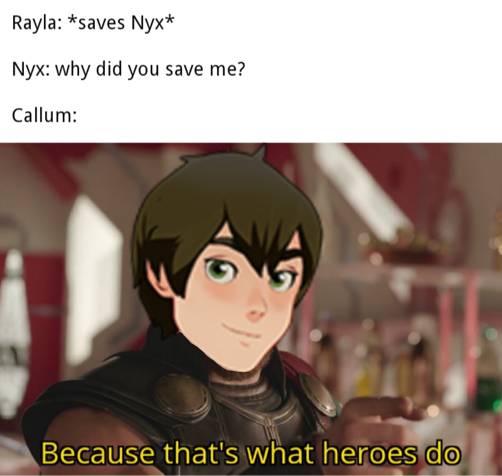 Because Shes Rayla Scrolller