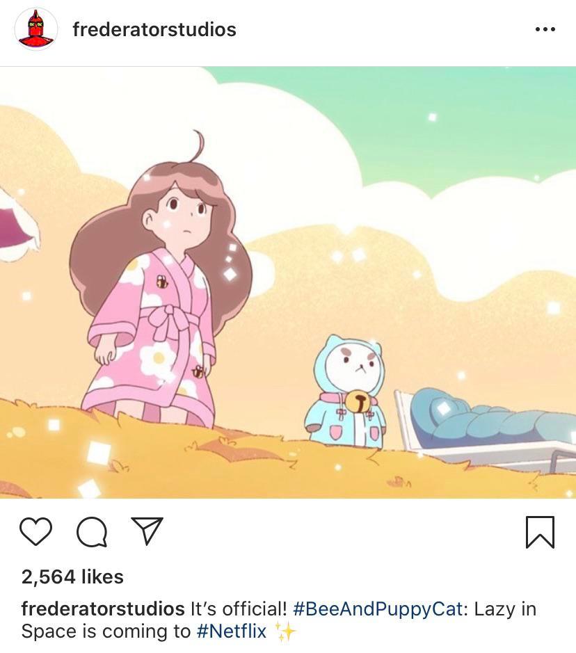 Bee and PuppyCat: Lazy In Space is beaded to Netflix!! | Scrolller
