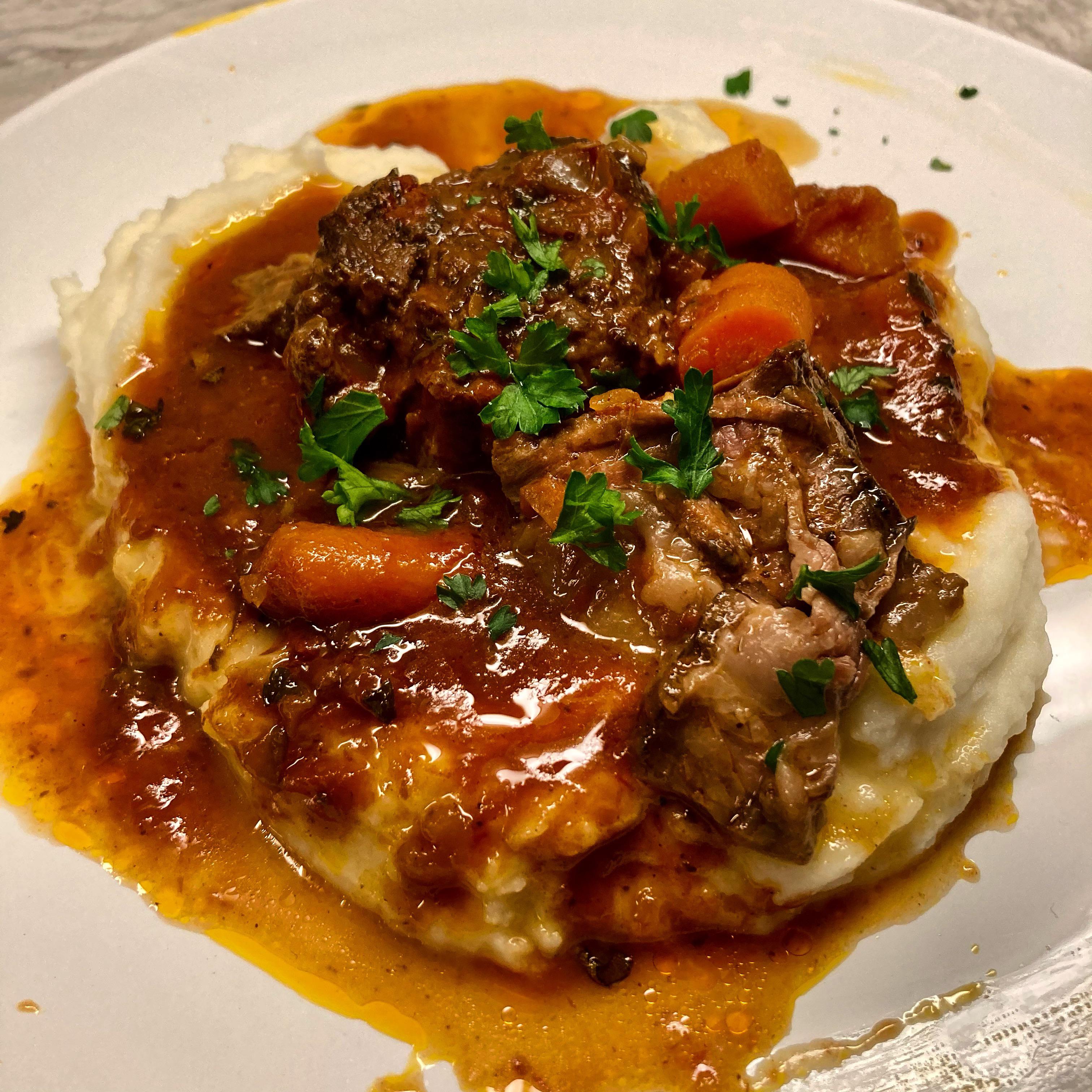 Beef Stew over Mashed Potatoes | Scrolller