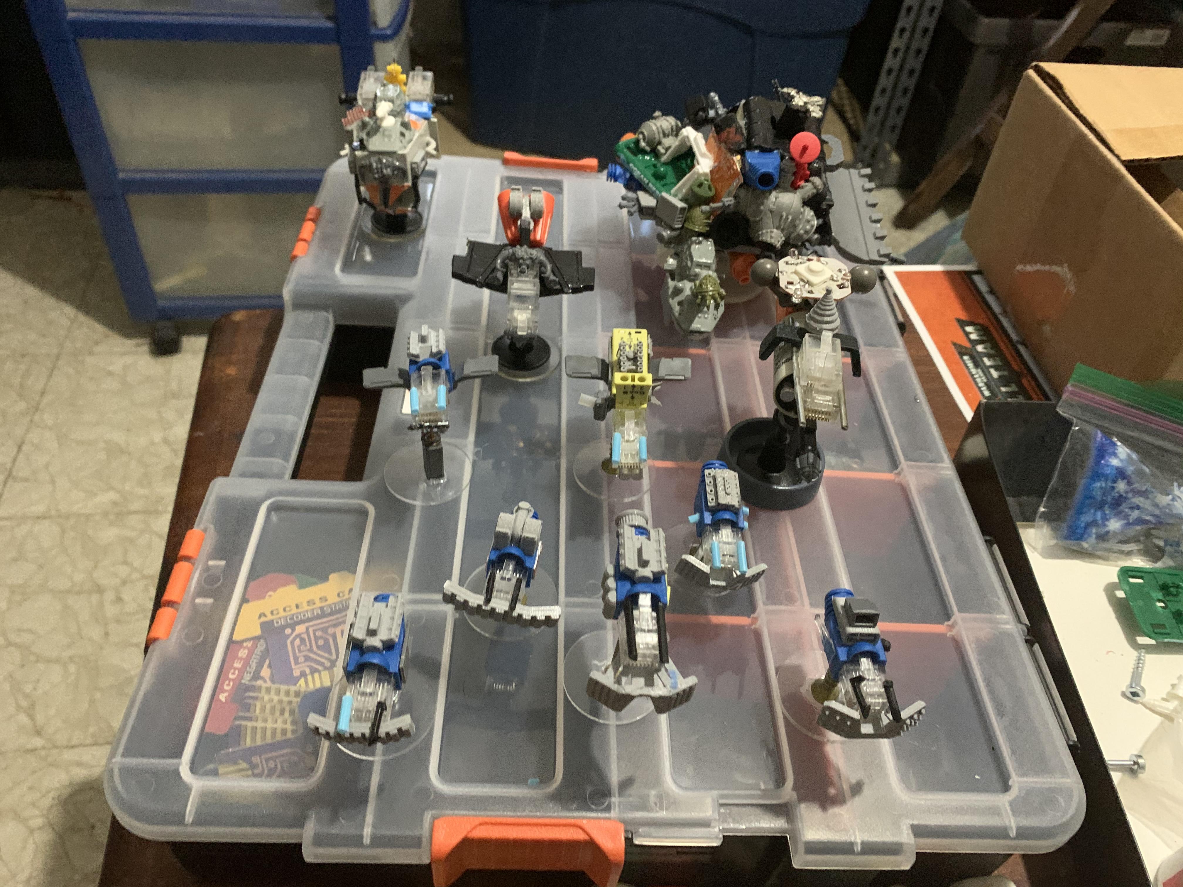 Beginning of a scratch built ork fleet | Scrolller