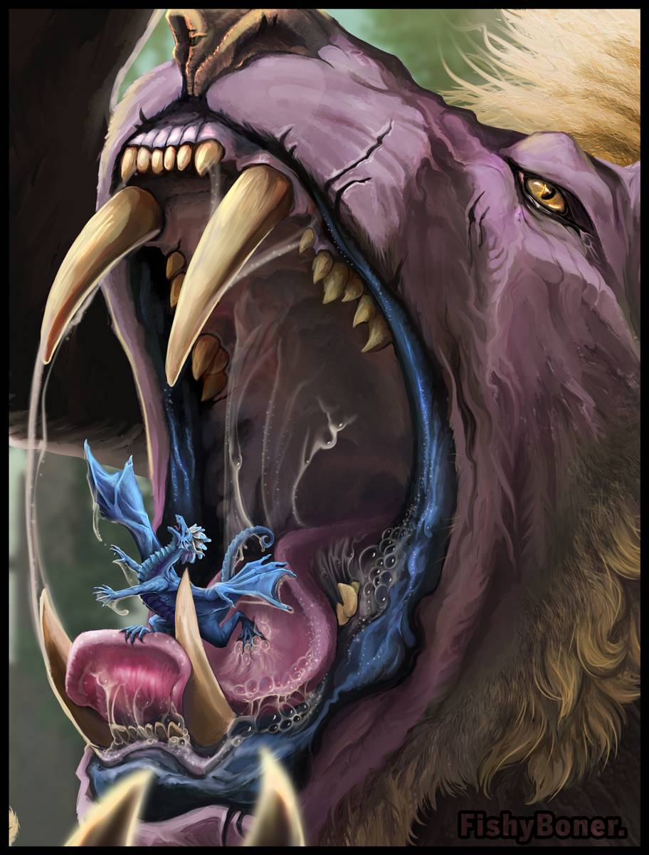 Behemoth maw [Oral][Mawshot][Furry]by Fishyboner | Scrolller