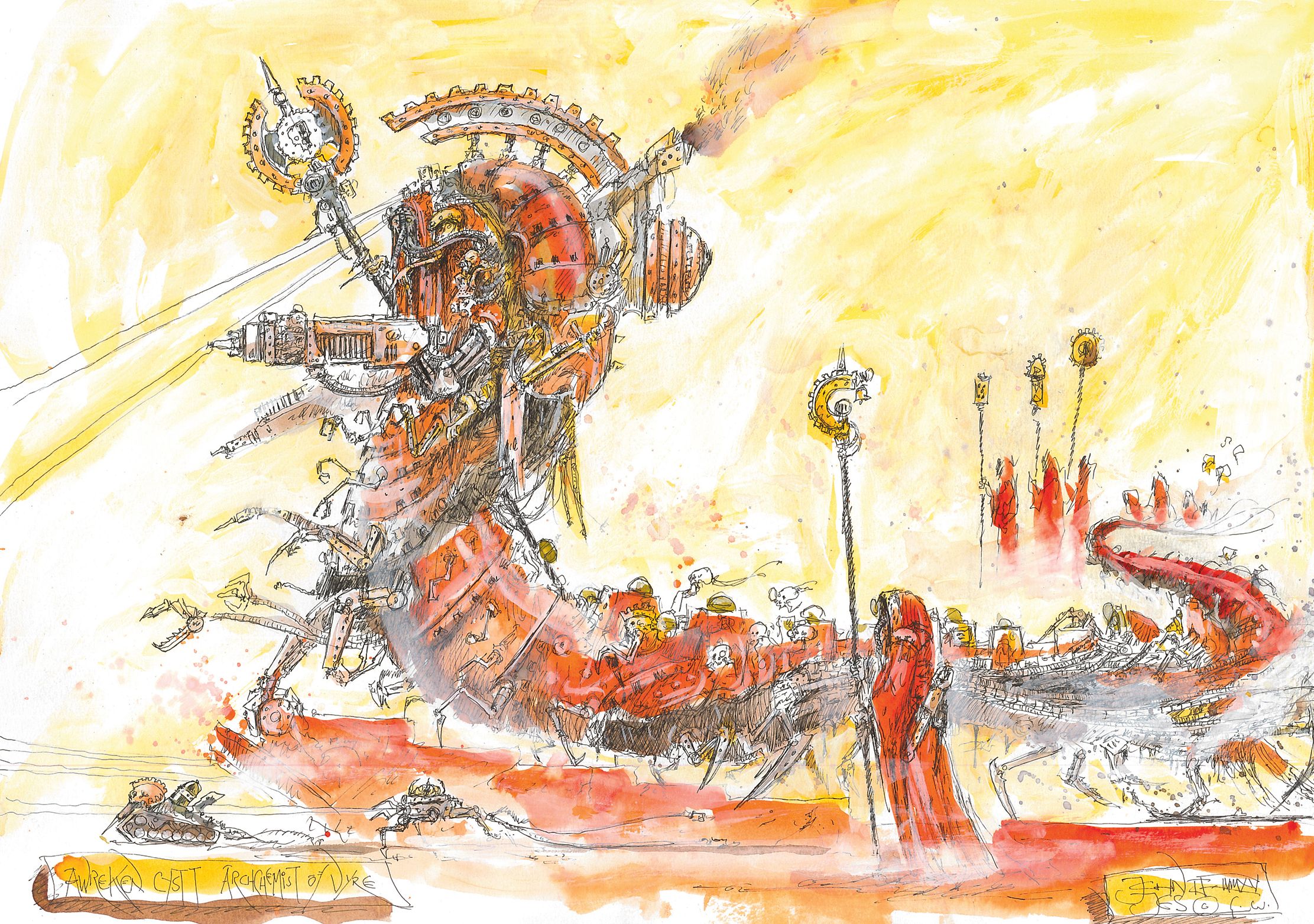 Belisarius Cawl by John Blanche | Scrolller