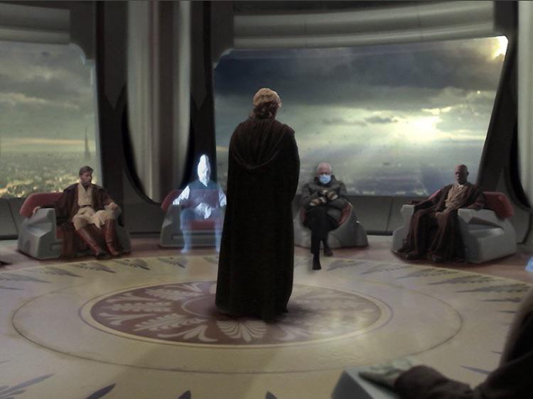 Bernie denying Anakin the rank of master | Scrolller