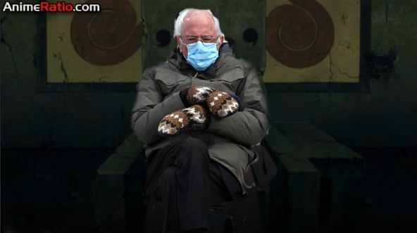 Bernie on the Uchiha throne | Scrolller