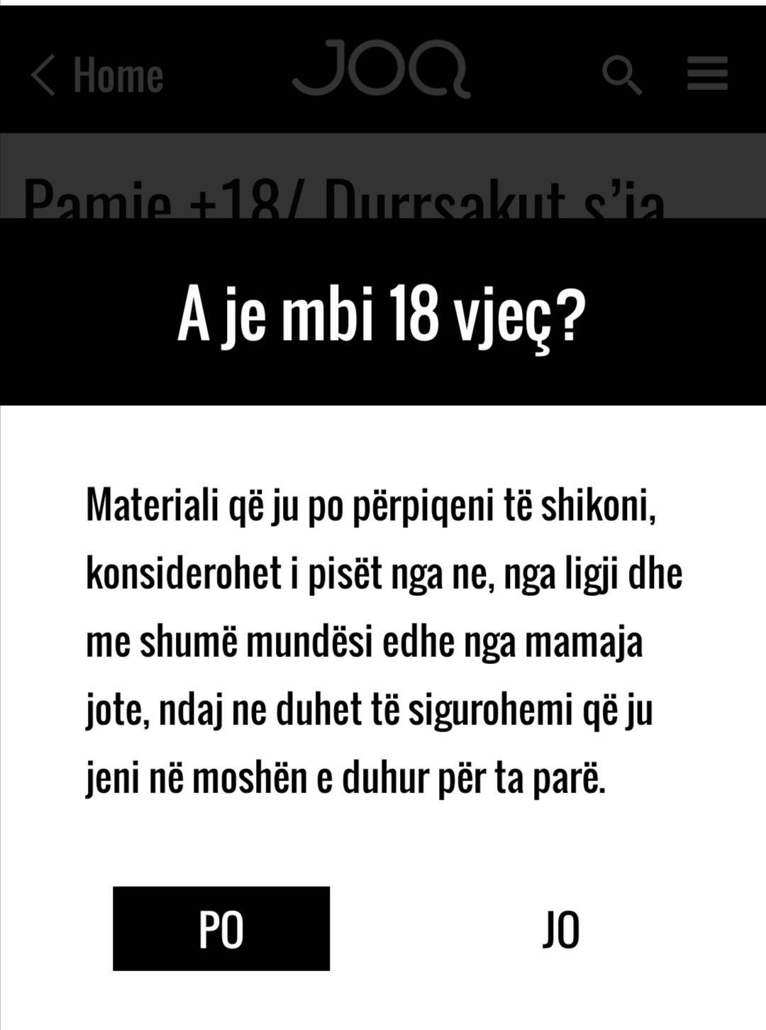 Best 'Adult Content Warning' ever | Scrolller