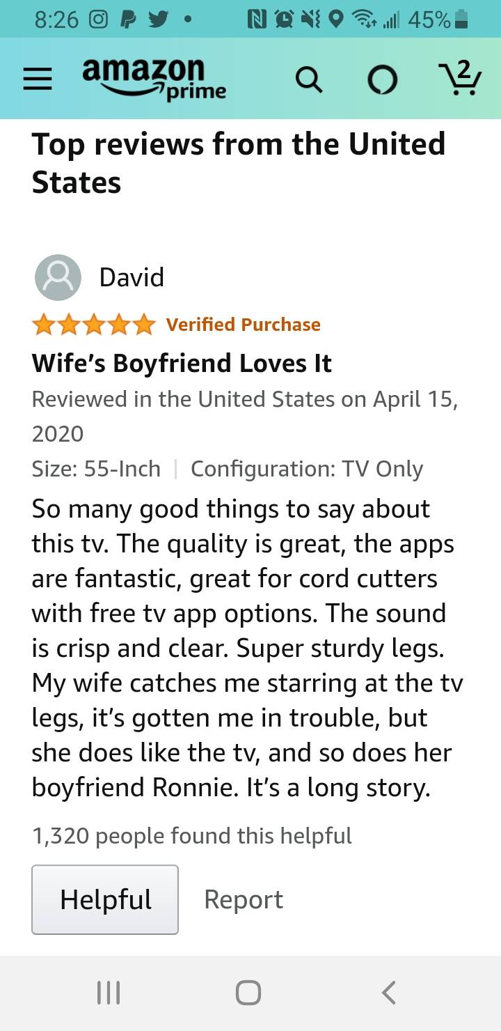 Best Amazon review of a TV of all time! | Scrolller