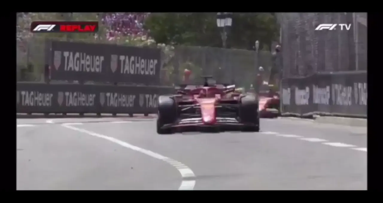 Big hit for Sergio Pérez during the 2024 F1 Monaco Grand Prix | Scrolller