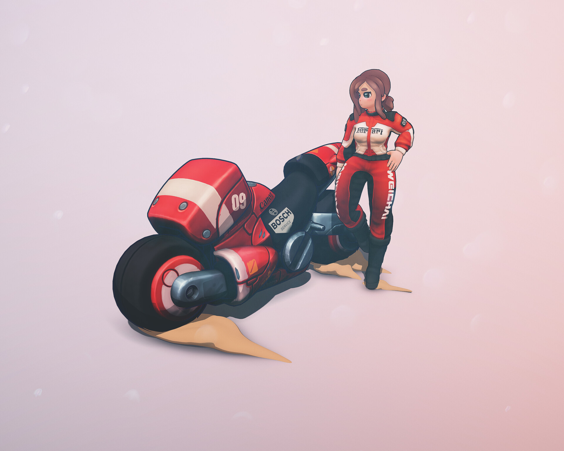 Biker Girl by Louis-Philippe Desjardins | Scrolller