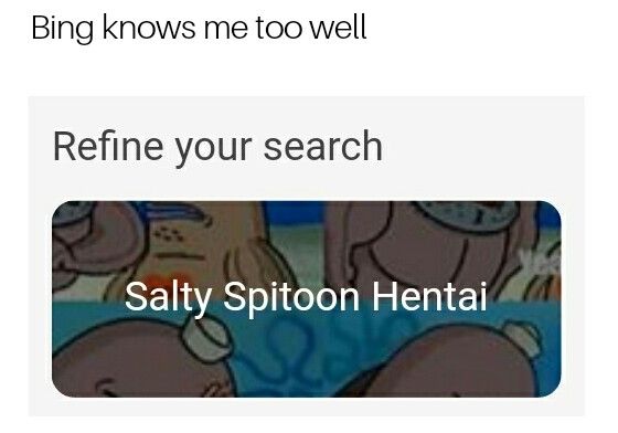 Bing > Google :'^) | Scrolller