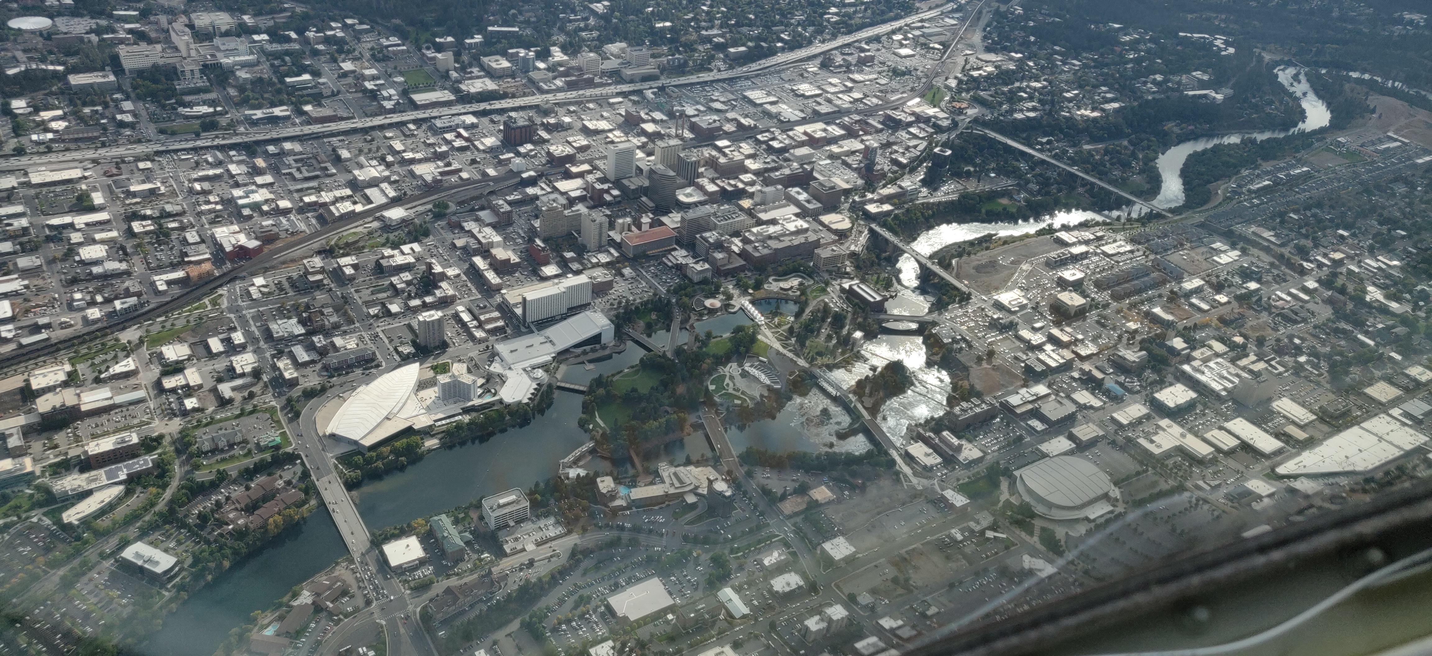 Bird's eye view of downtown | Scrolller