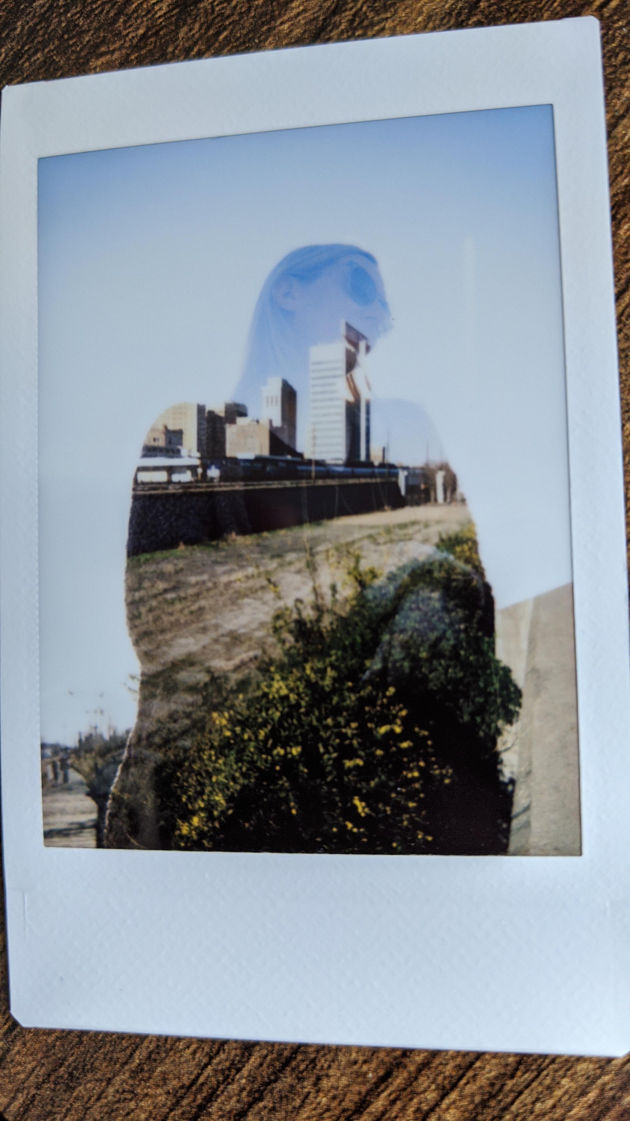 Birmingham double exposure - Instax Mini 90 | Scrolller