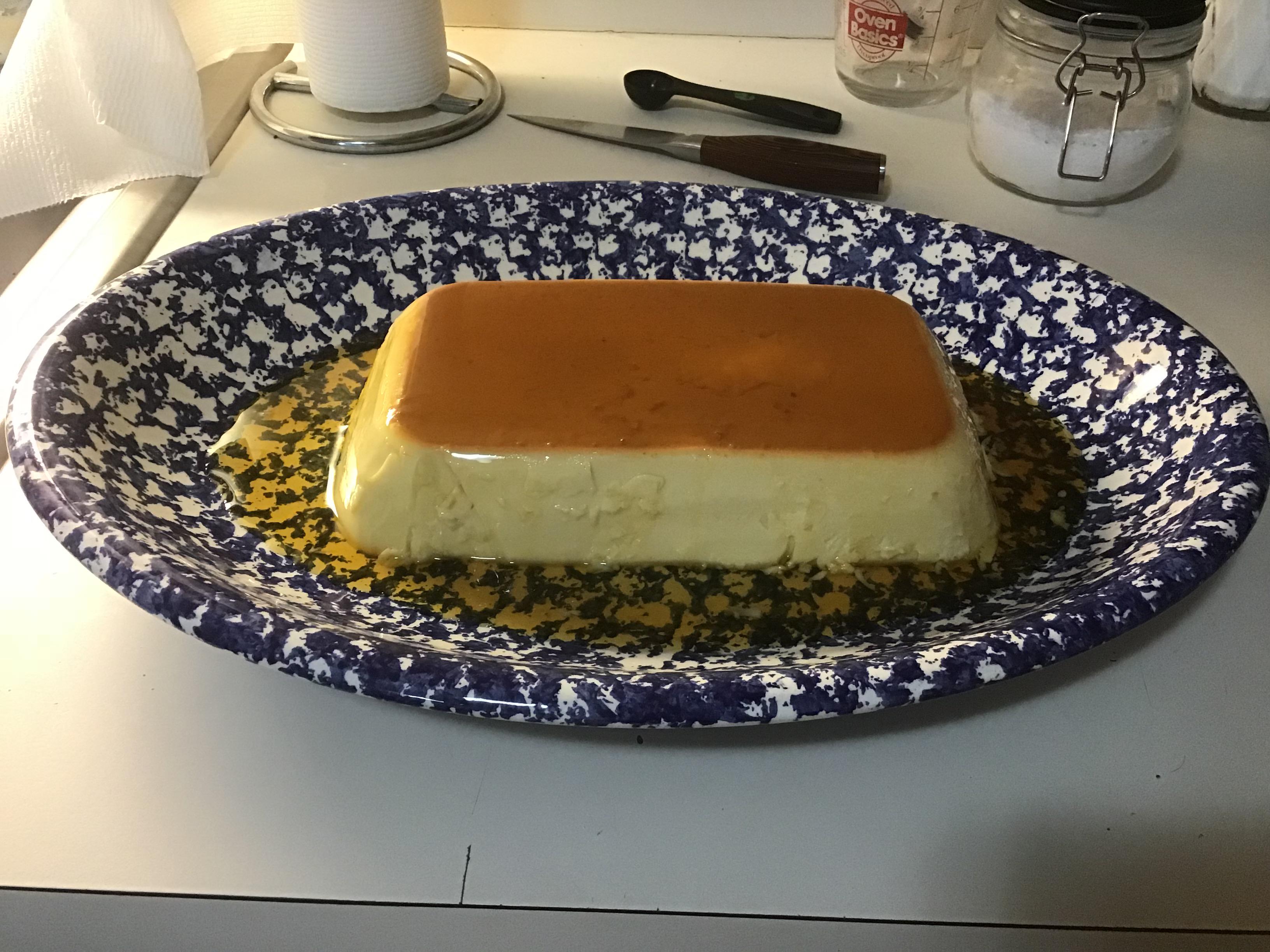 Birthday Almond Flan | Scrolller