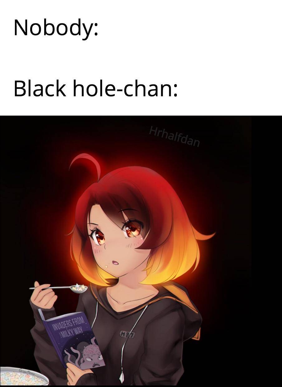 Black hole chan, | Scrolller