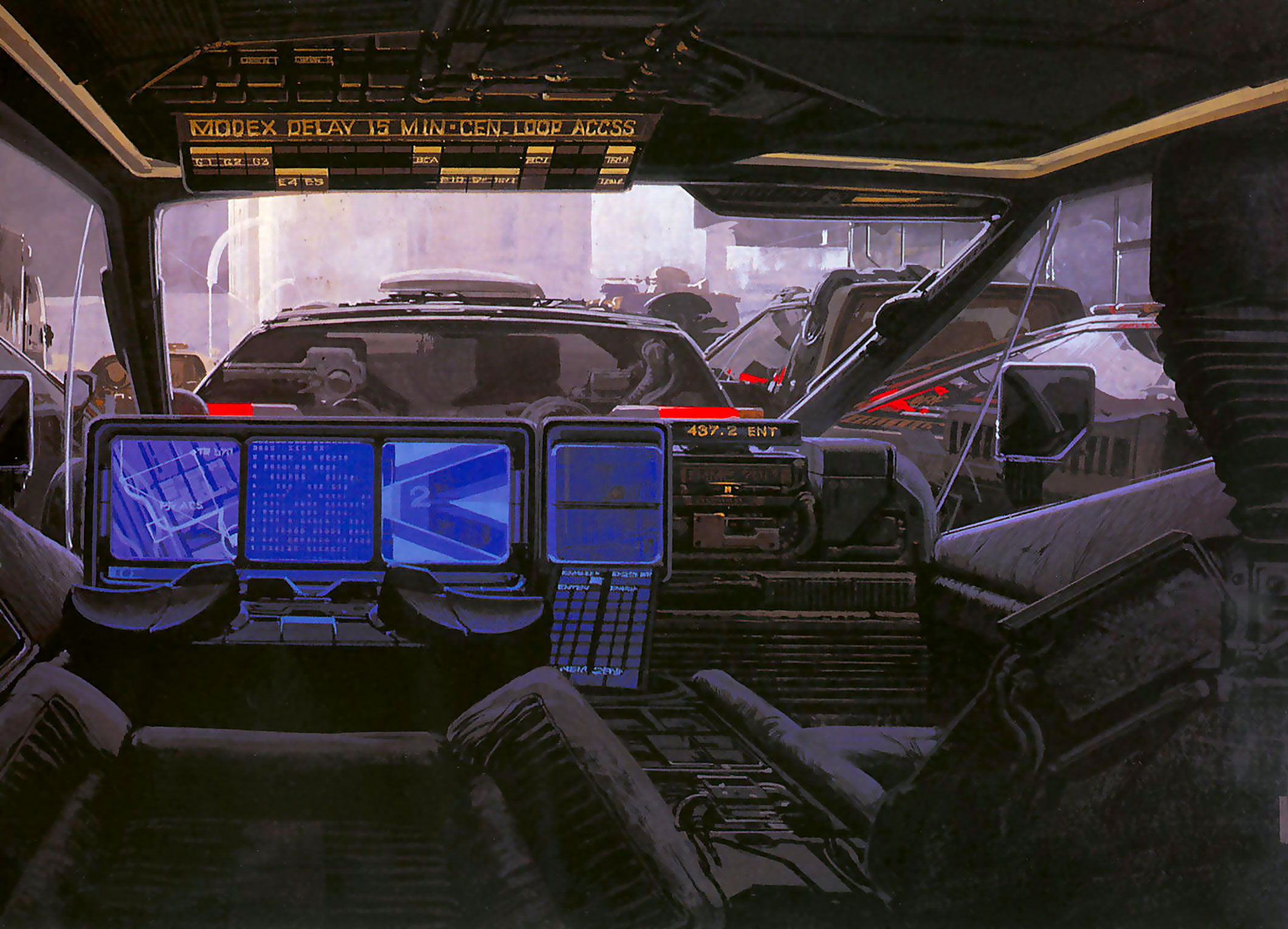 Blade Runner concept art by Syd Mead | Scrolller