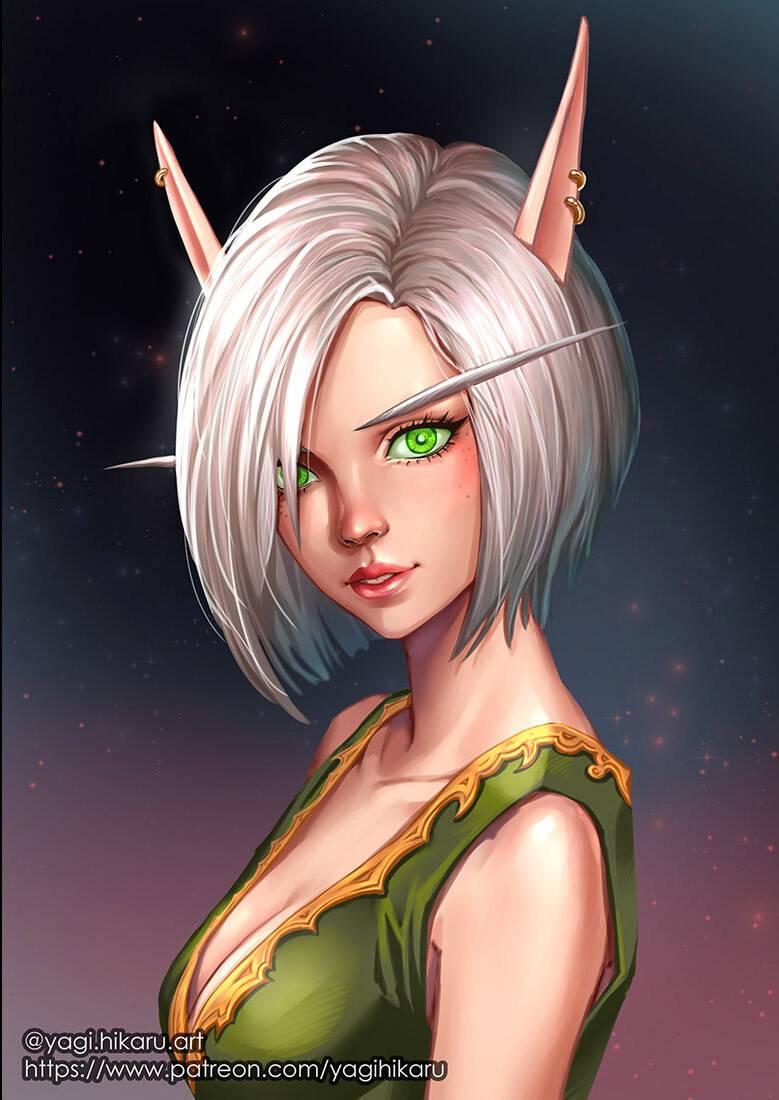 Blood Elf by Hikaru Yagi | Scrolller
