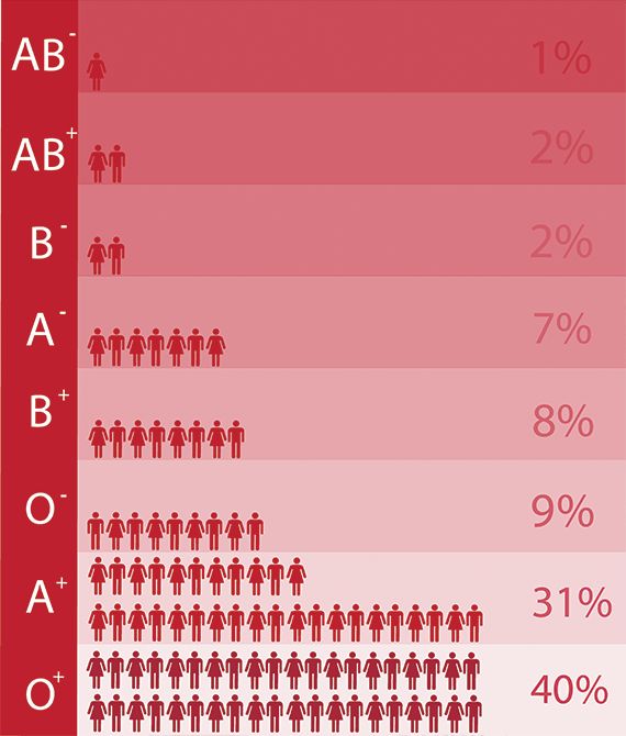 Blood types | Scrolller