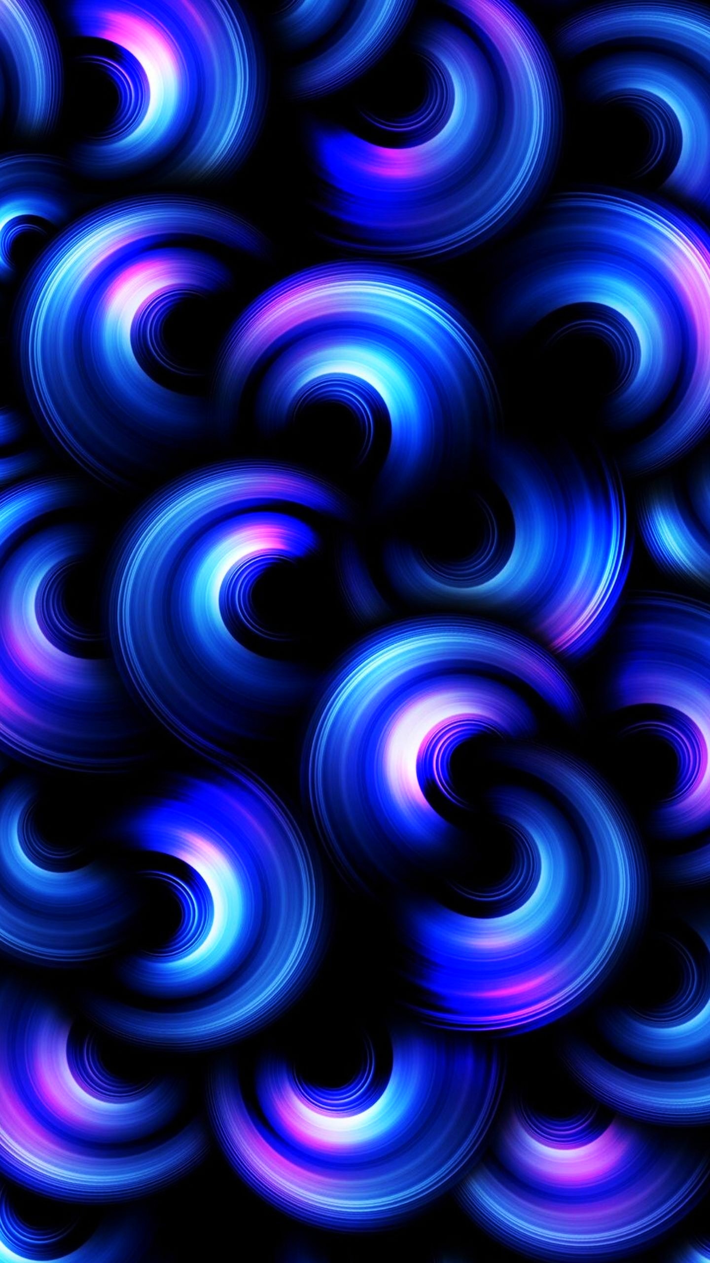 Blue spirals | Scrolller