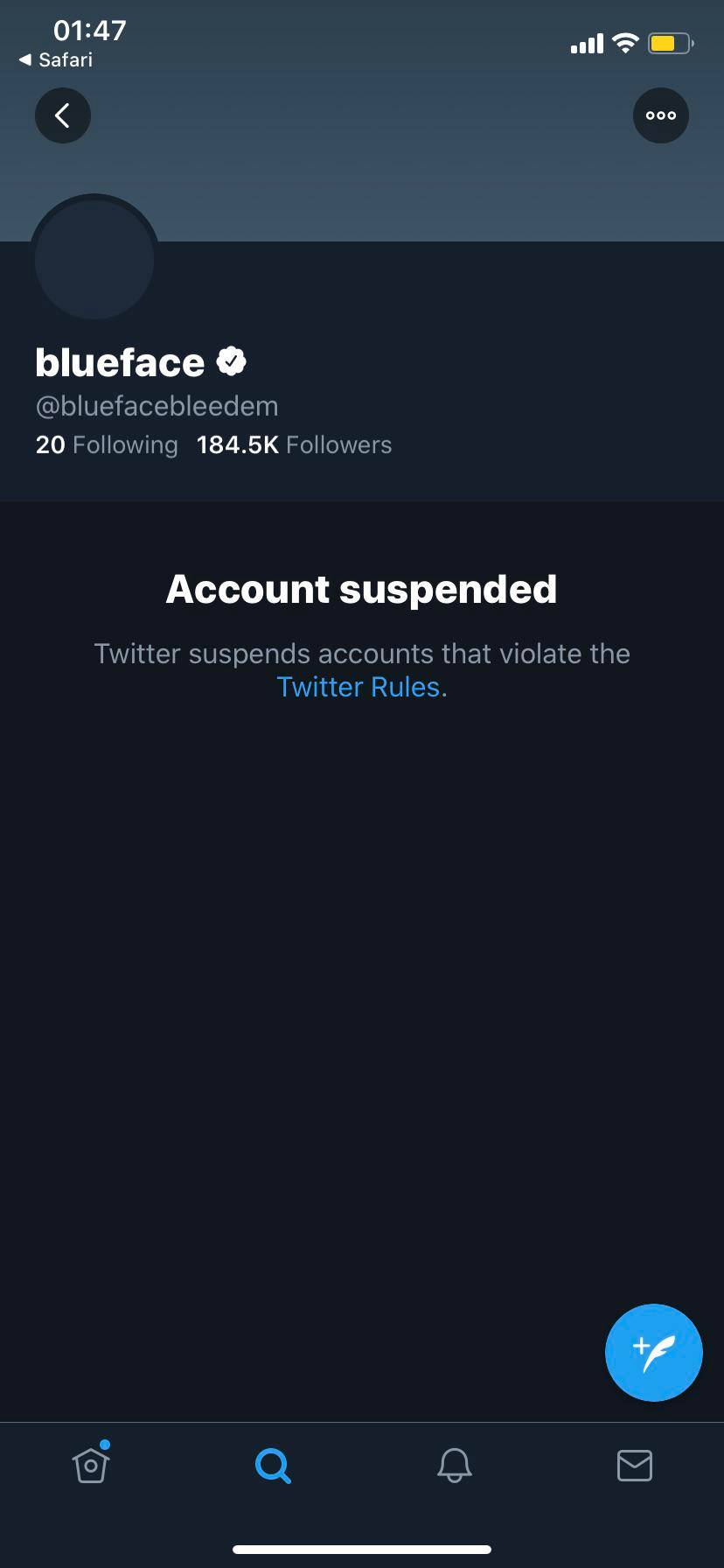 Blueface twitter suspended | Scrolller