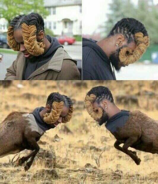 blursed hairstyle | Scrolller