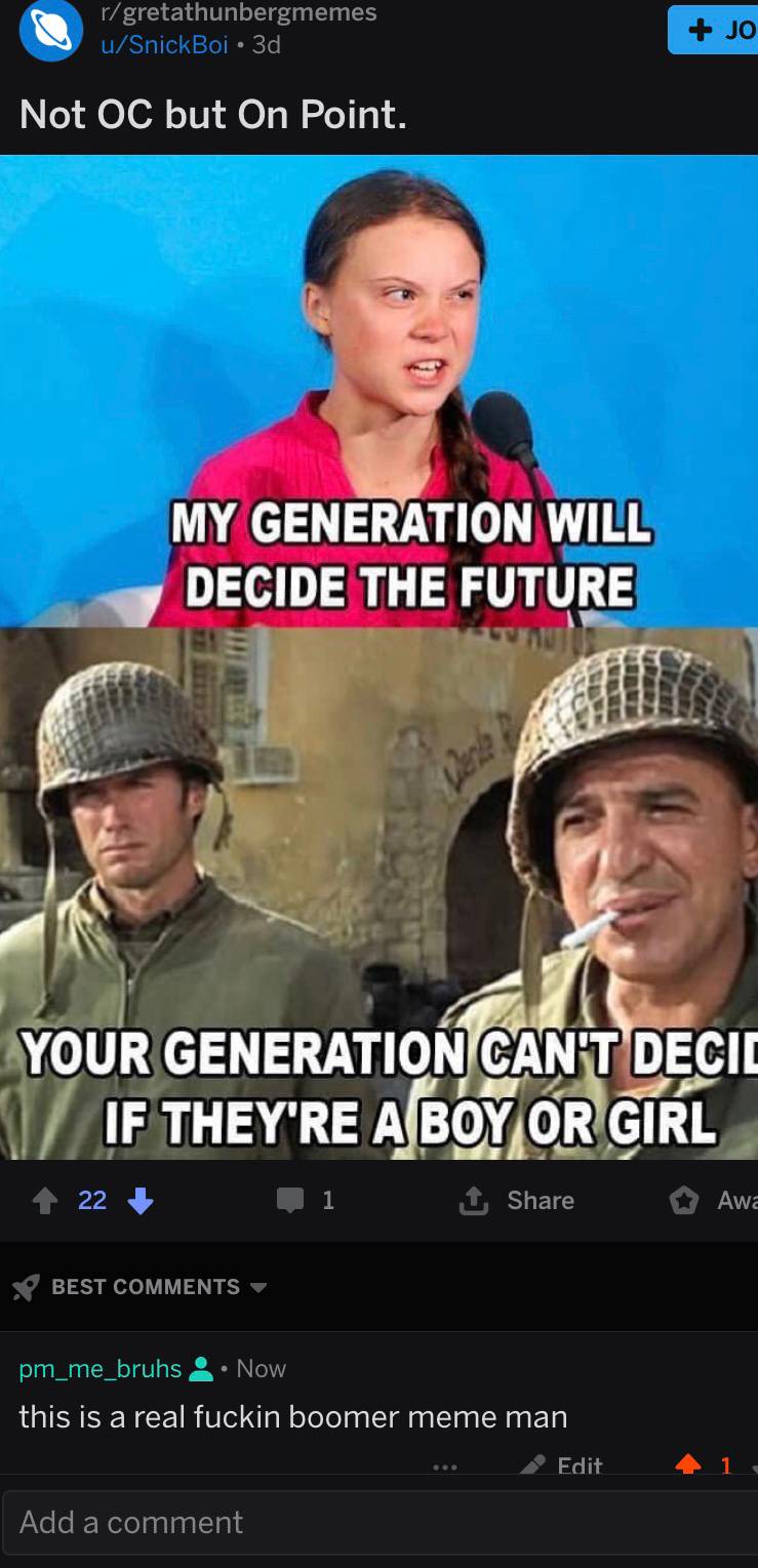 boomers on reddit? | Scrolller