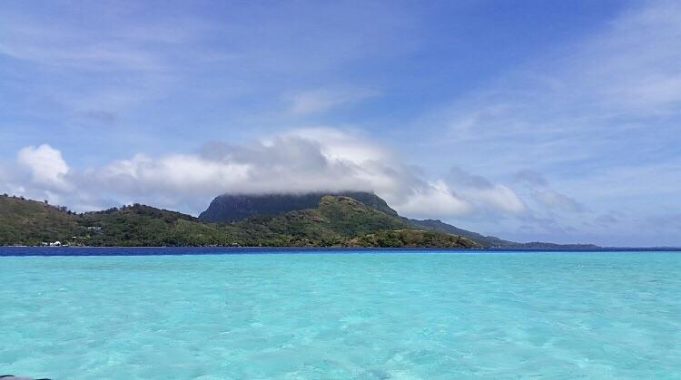 Bora Bora taken from a boat back in 2015 | Scrolller
