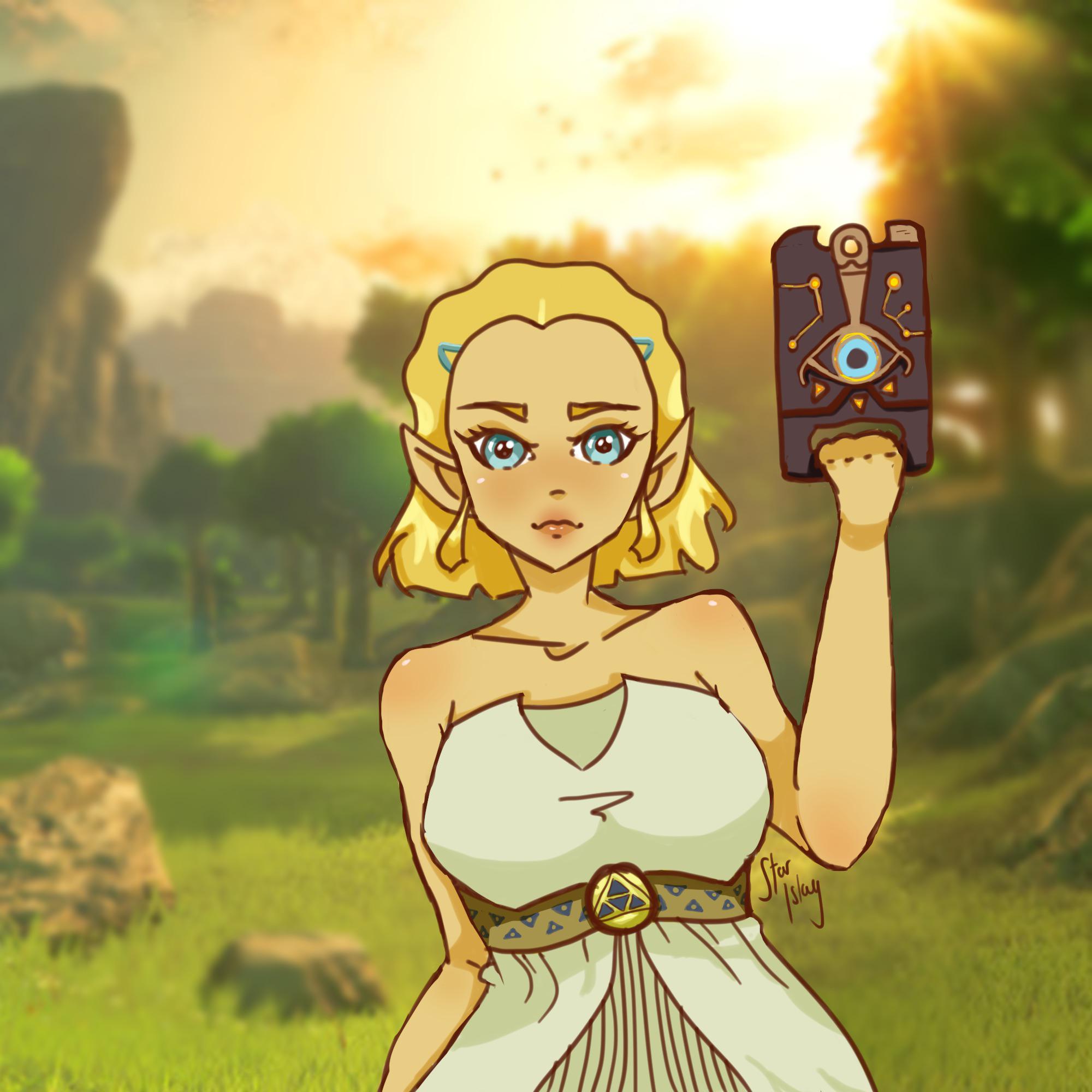[BOTW] [OC] I drew zelda :) | Scrolller