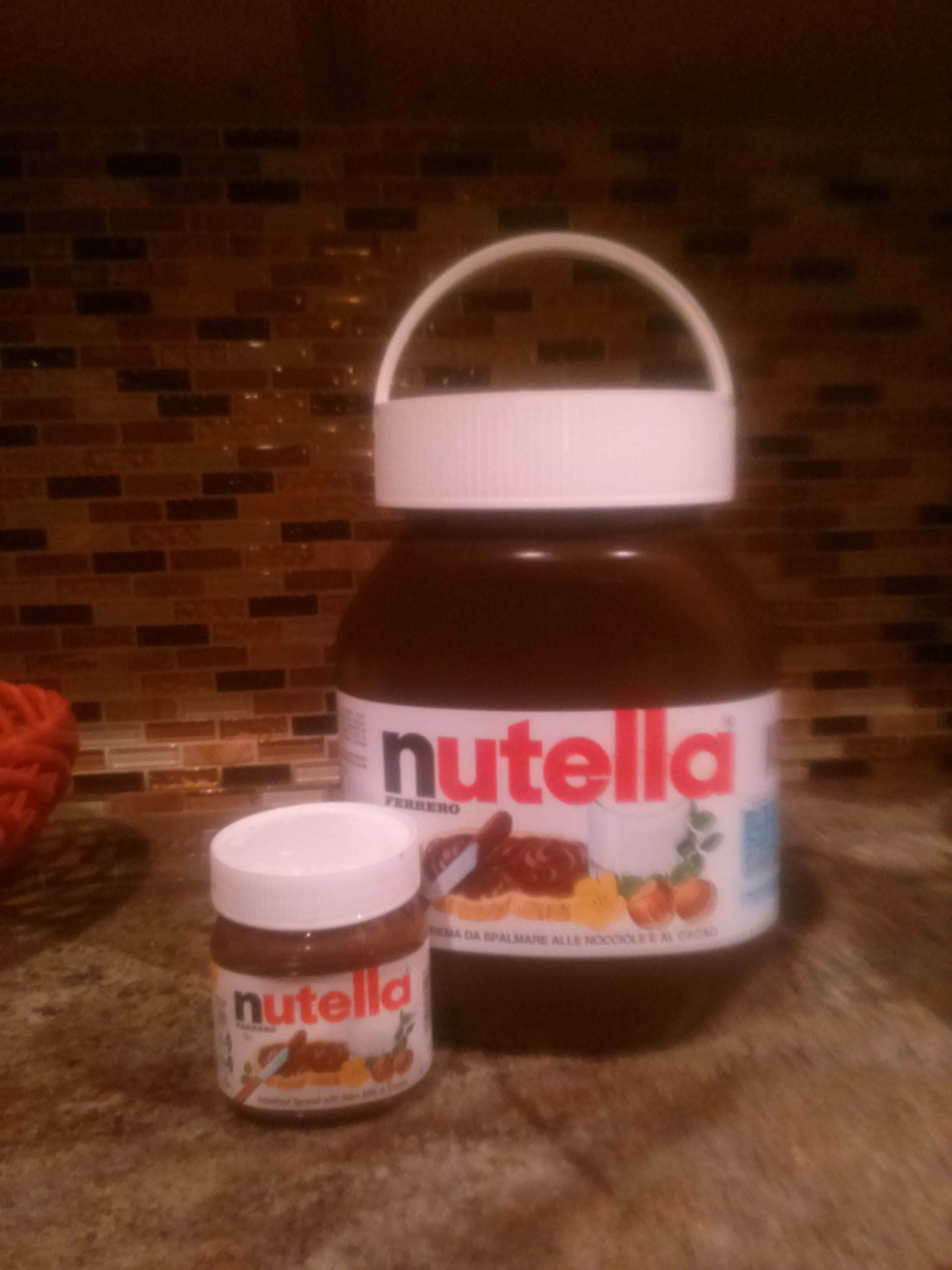 Bought a 5 pound jar of Nutella from Italy. Its HUGE. | Scrolller