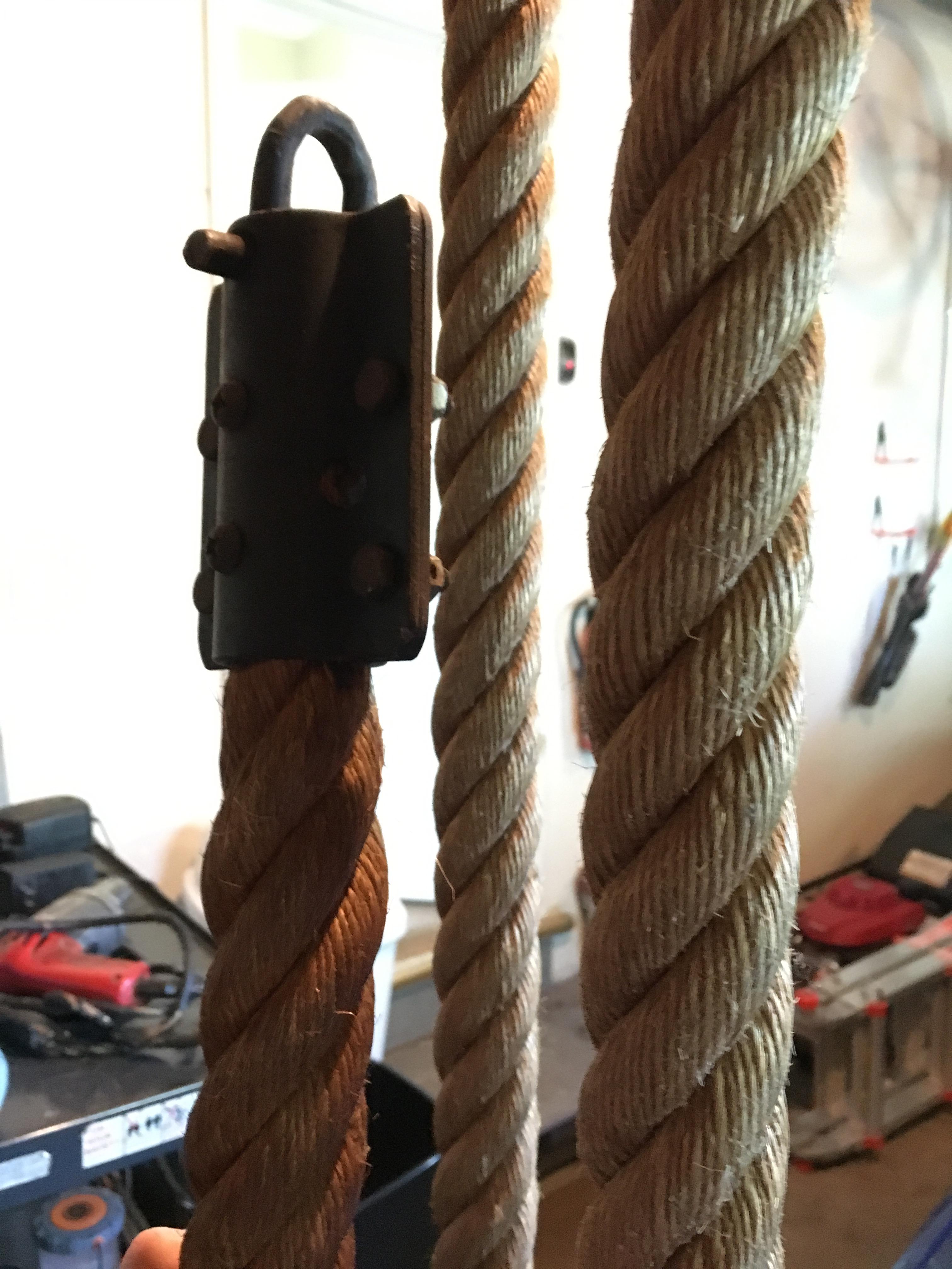 Bought some old manila climbing ropes, anyone have advice on fixing them up? | Scrolller